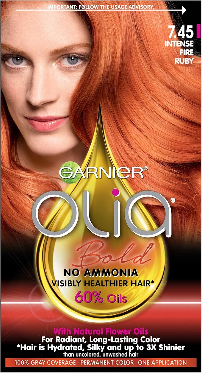 Amazon.com : Garnier Olia Bold Ammonia Free Permanent Hair Color ...