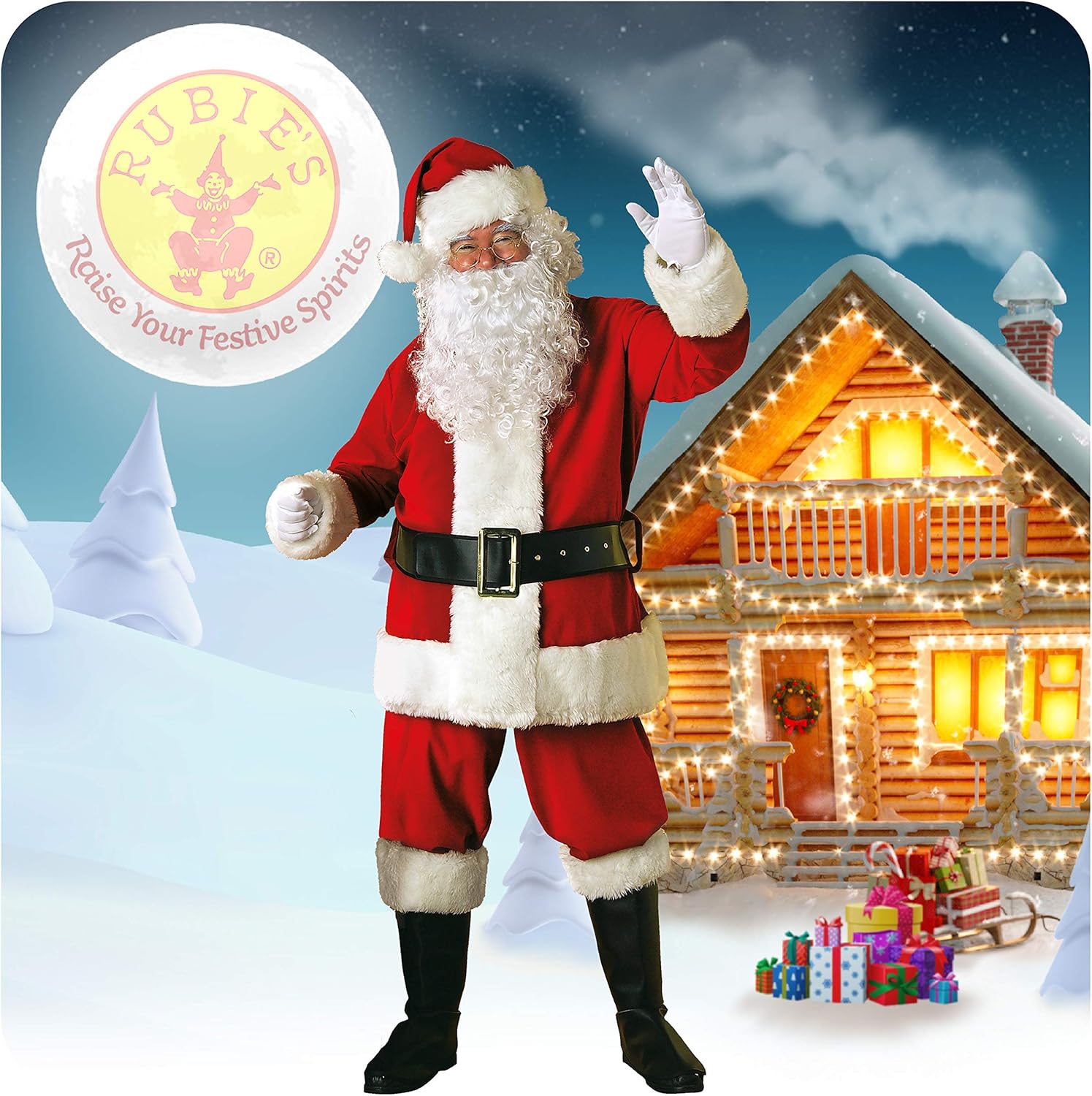 Buy Regal Plush Santa Suit Adult Online at Lowest Price in India ...