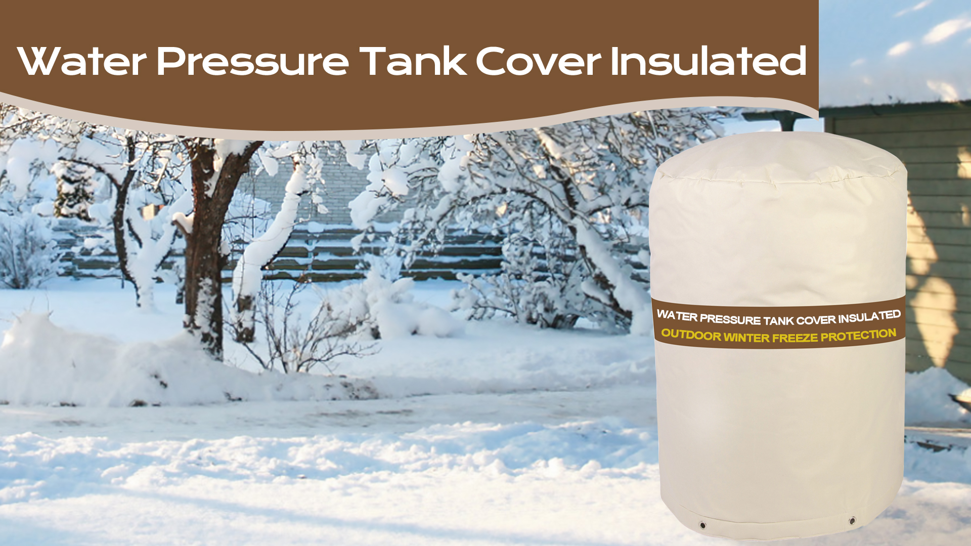 Watch FEIJAZUM Water Pressure Tank Cover Insulated on Amazon Live