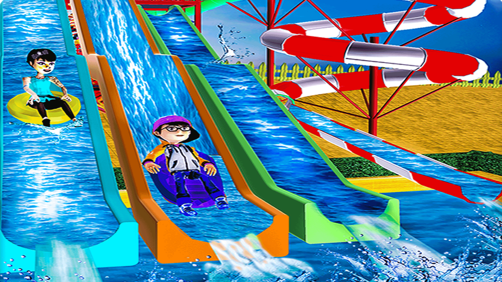 Water Slide Amusement Fun Park 3D - App on Amazon Appstore