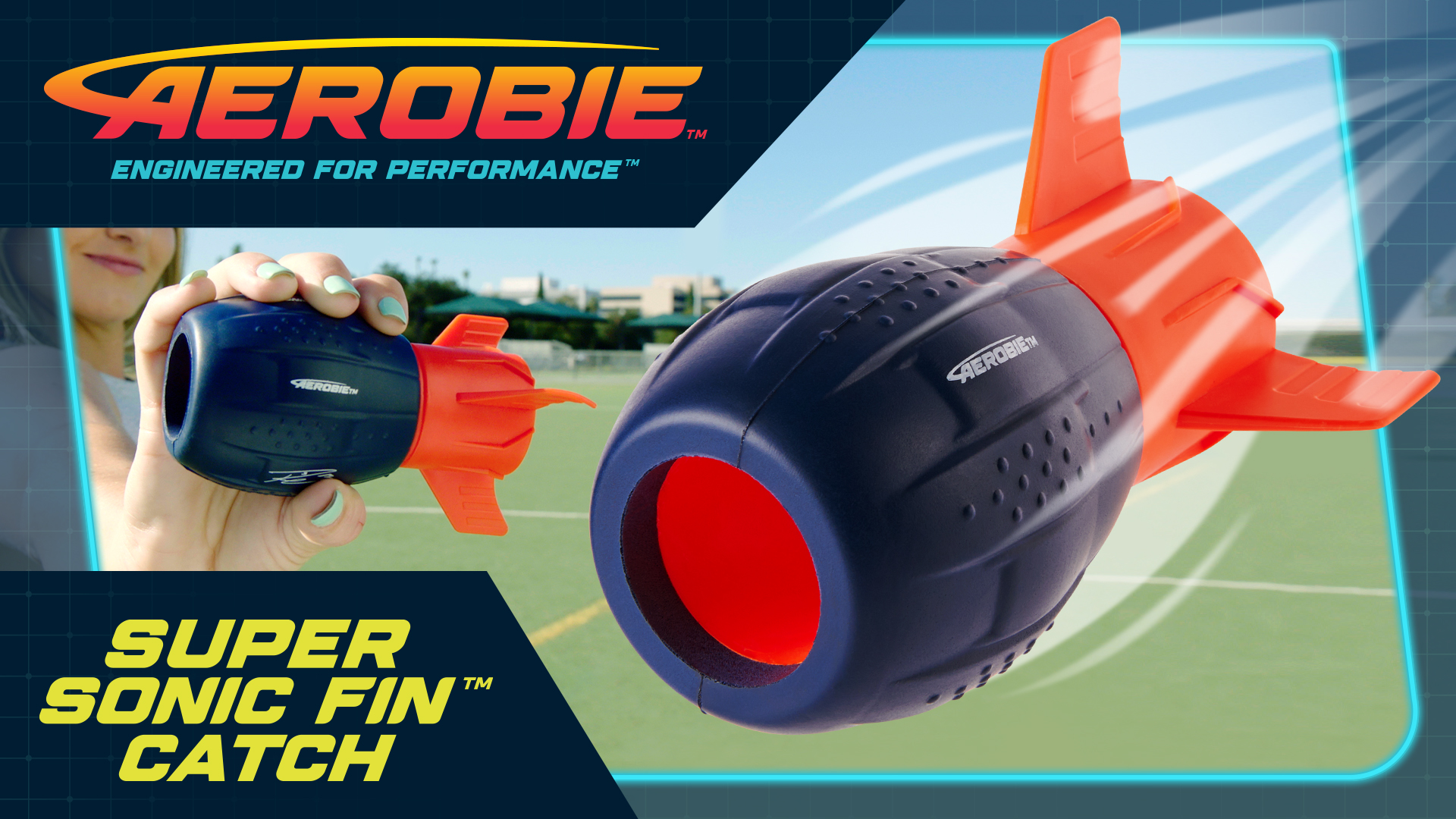 Snapklik.com : Aerobie Super Sonic Fin Catch Football Toy, Aerodynamic ...