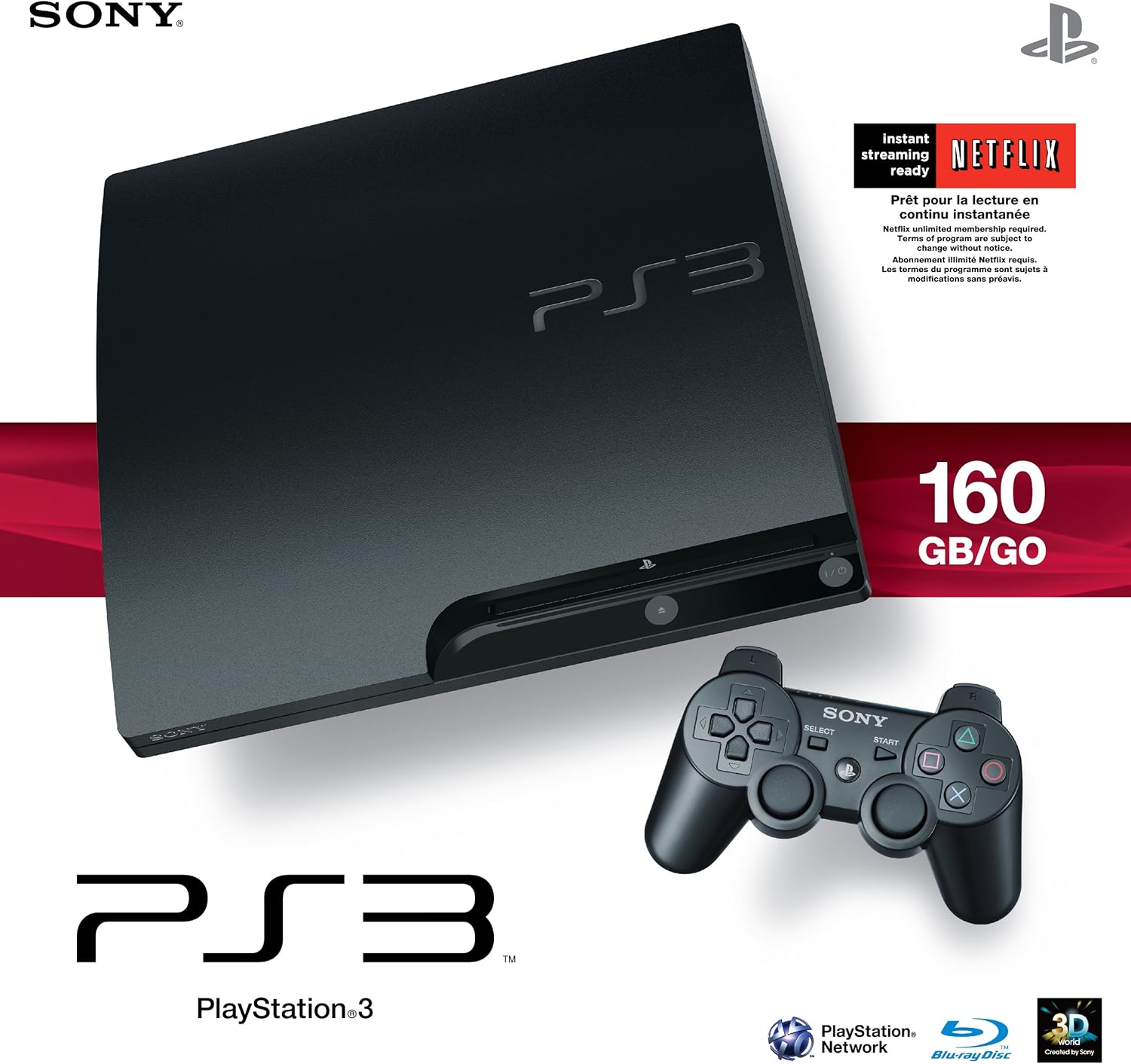 Sony Playstation 3 160GB System Amazon br Games E Consoles