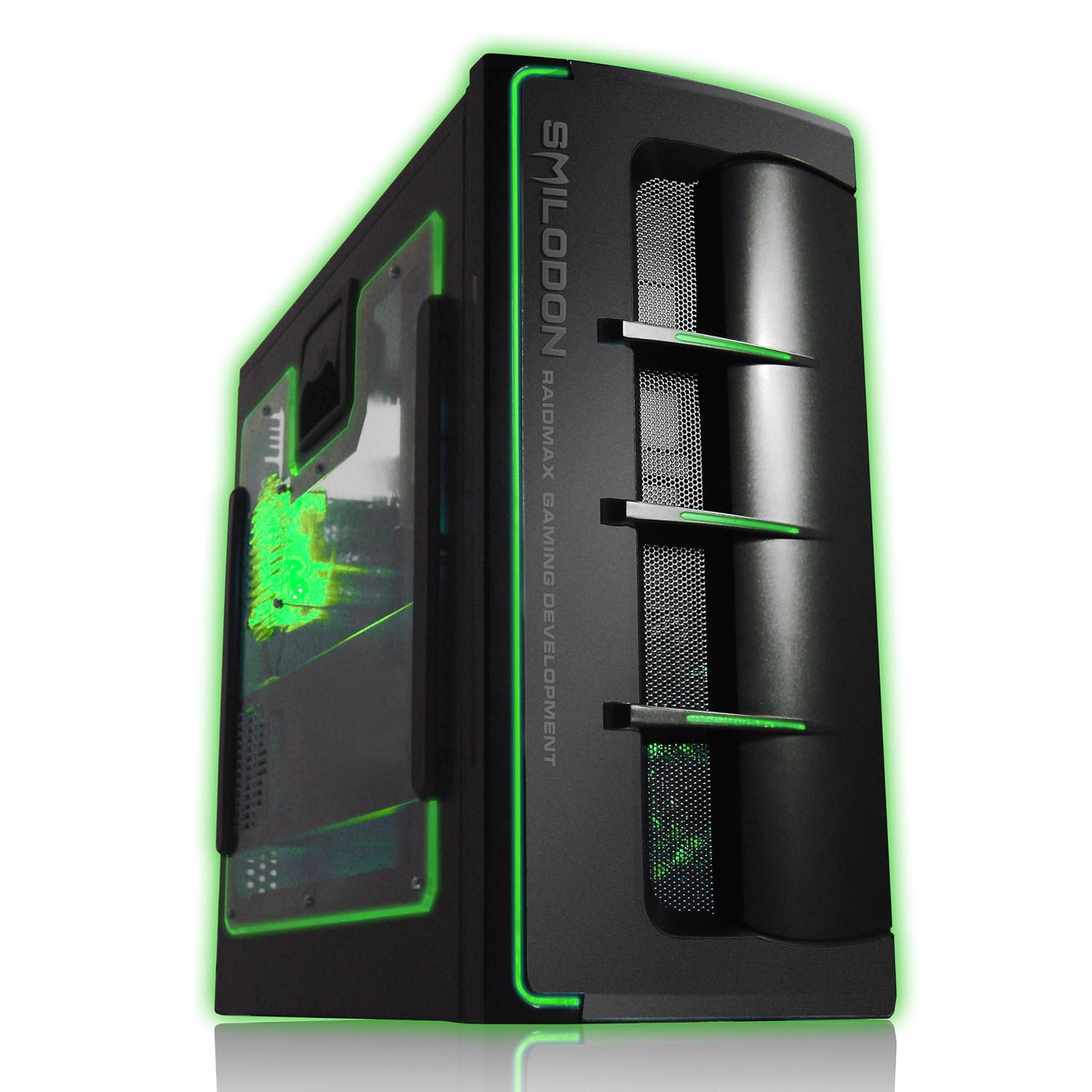 Raidmax Smilodon Extreme SECC Steel ATX Mid Tower Foldout MB Computer ...