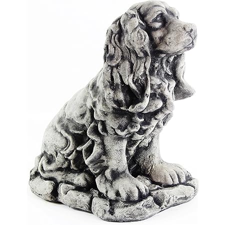 Amazon.com: Cocker Spaniel Statue Home and Garden Statues Cement ...