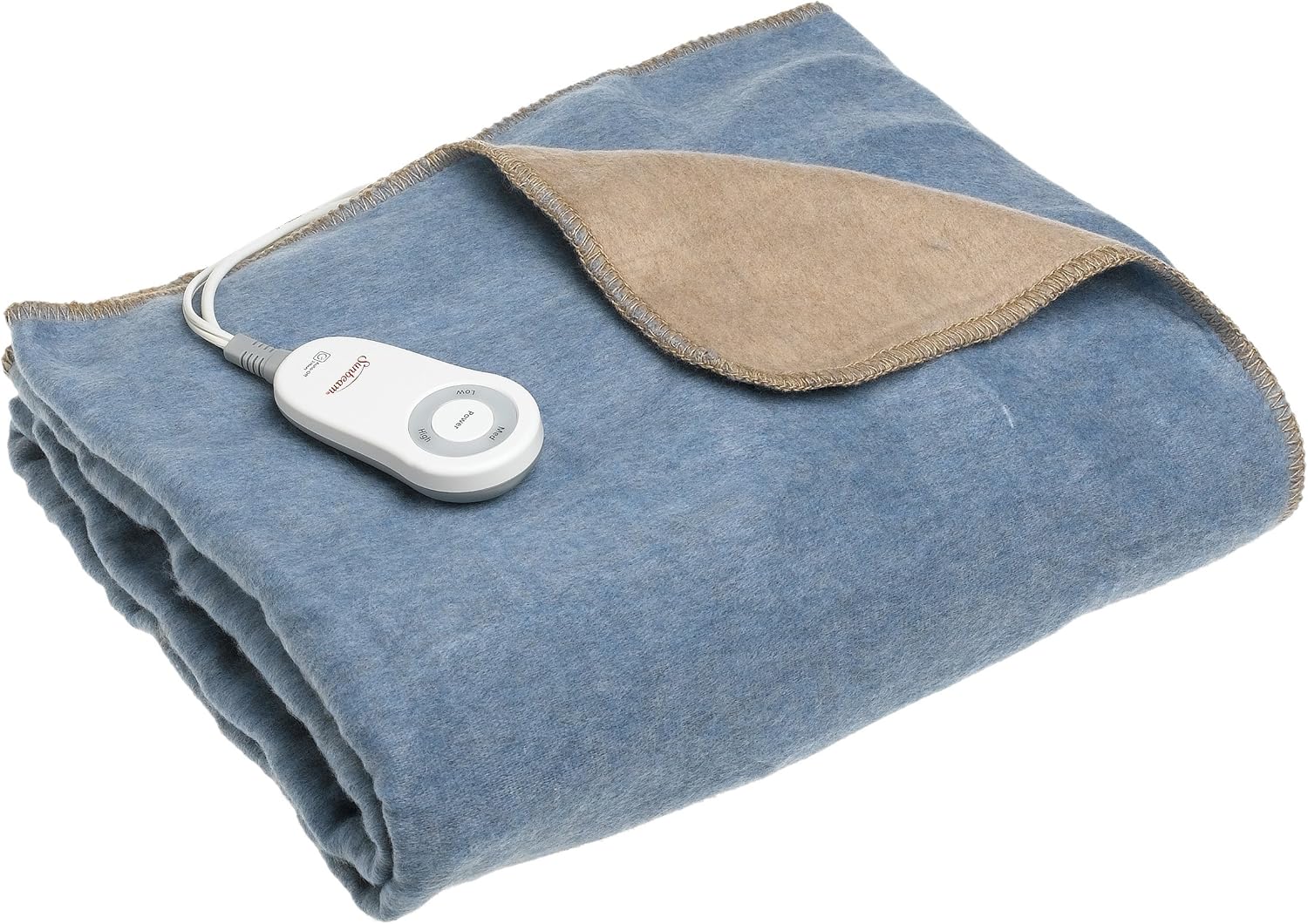 Amazon.com: Sunbeam Dynasty Cuddle-up Heated Electric Throw, Mushroom ...