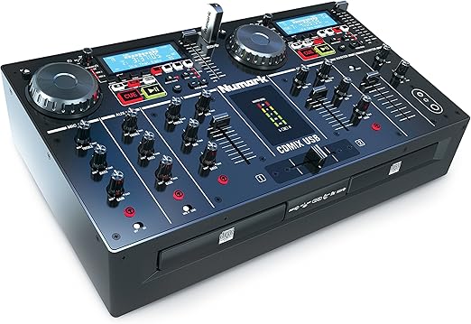 Amazon.com: Numark CDMix Standalone Dual CD/USB Media Player with LCD ...