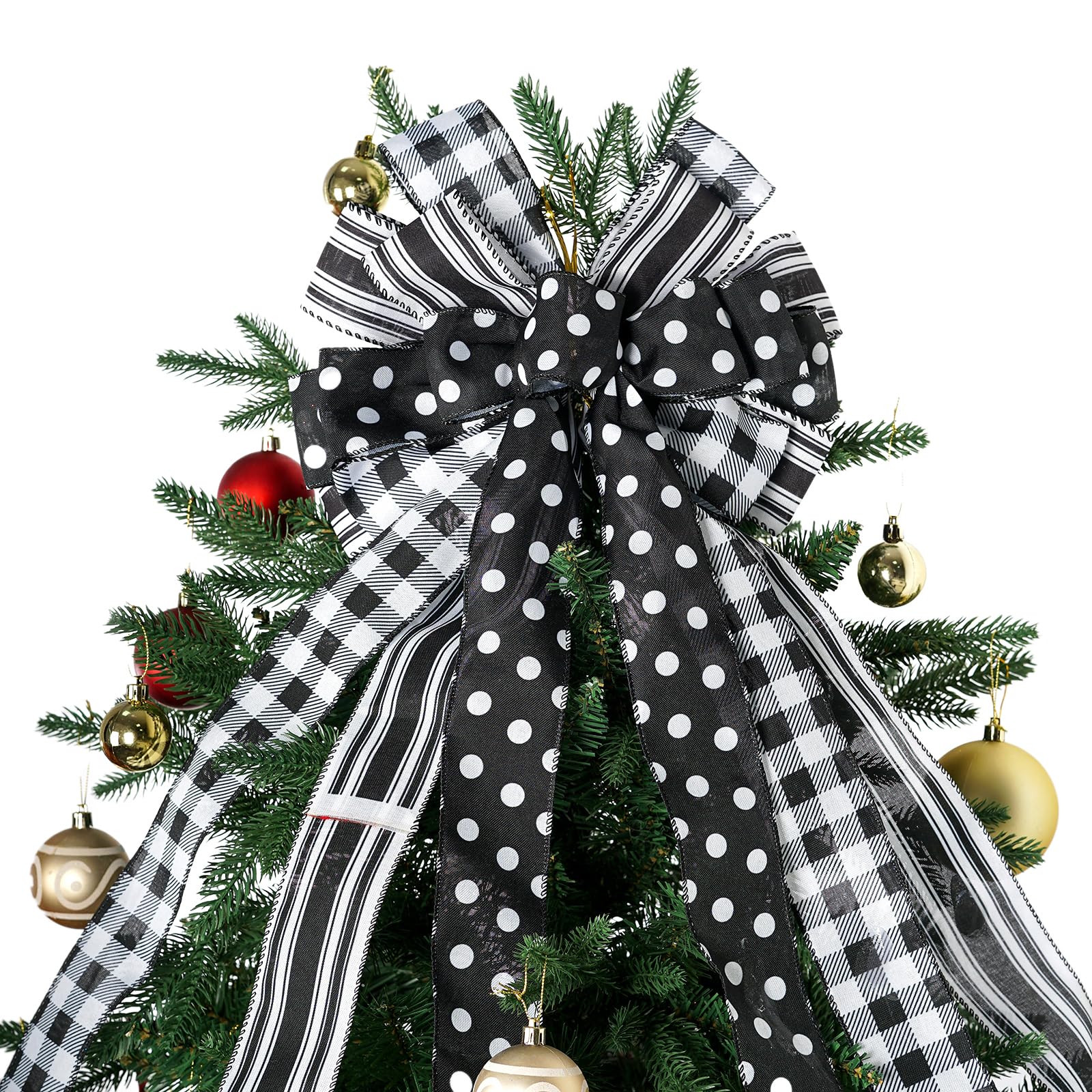 Amazon.com: Joepen Christmas Tree Topper, 13x45 Christmas Tree Topper ...