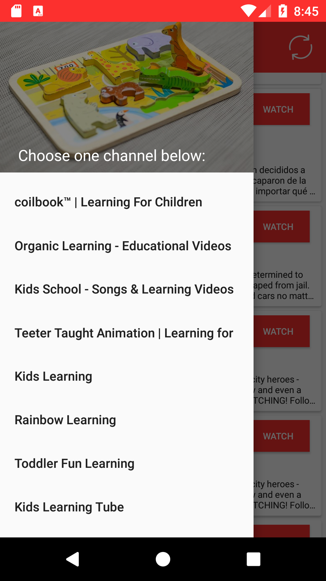 Learning for Kids - Songs and Learning Videos - App on Amazon Appstore