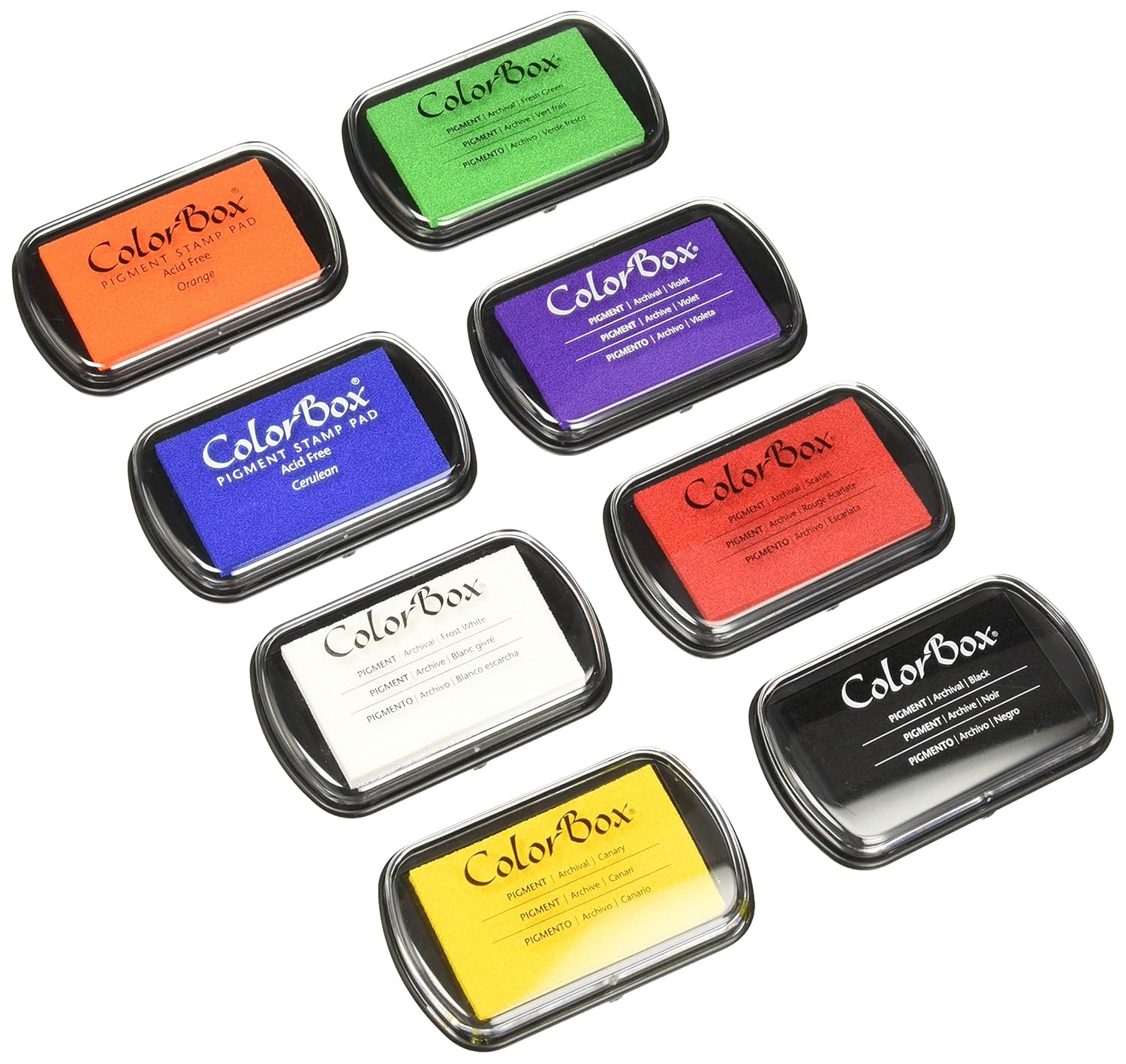 Amazon.com: ColorBox Clearsnap Stamp Pad Set, 3-1/4 x 2-1/4 in ...