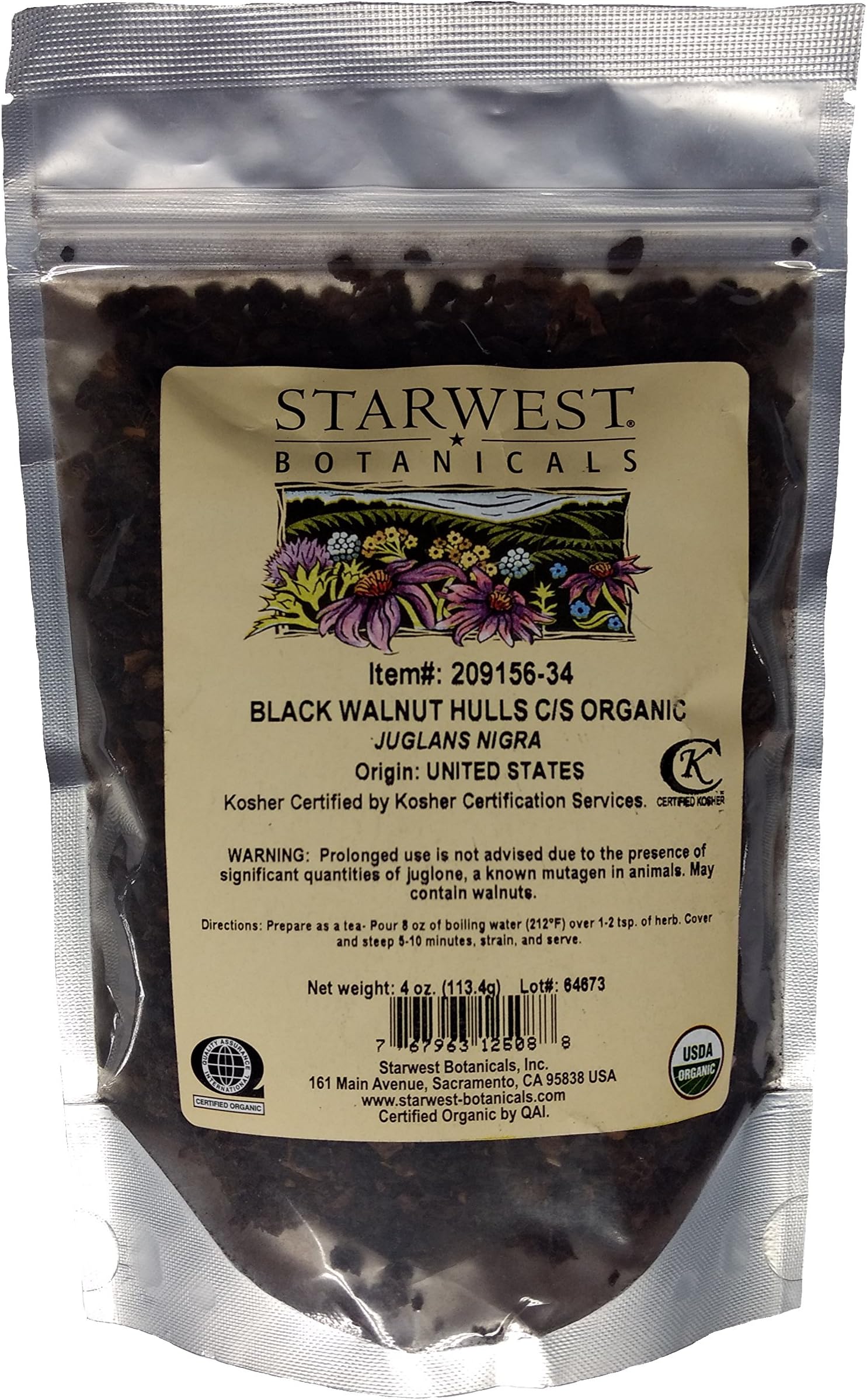 Amazon.com: Black Walnut Hull 1 Pound-Bulk Bag-Outer Covering of the ...