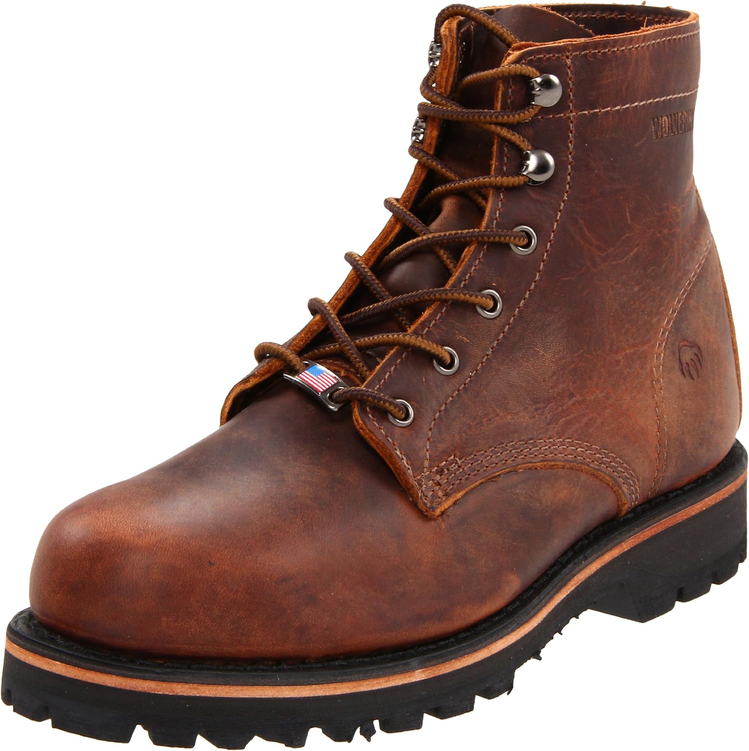 Amazon.com: Wolverine Men's Plainsman 6" Work Boot,Brown,7.5 XW US ...
