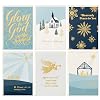 Amazon.com : Better Office Products 50 Pack Religious Christmas Cards ...