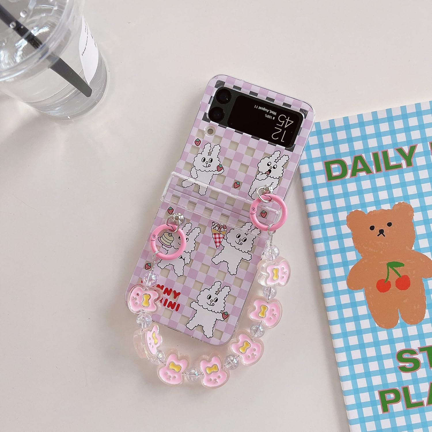 Amazon.com: Cute Cartoon Case Compatible with Samsung Galaxy Z Flip 3 ...