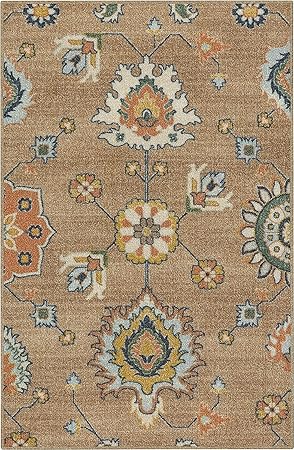 Amazon.com: Maples Rugs Kitchen Rug Sets - Fleur 2-Pieces Non Skid ...