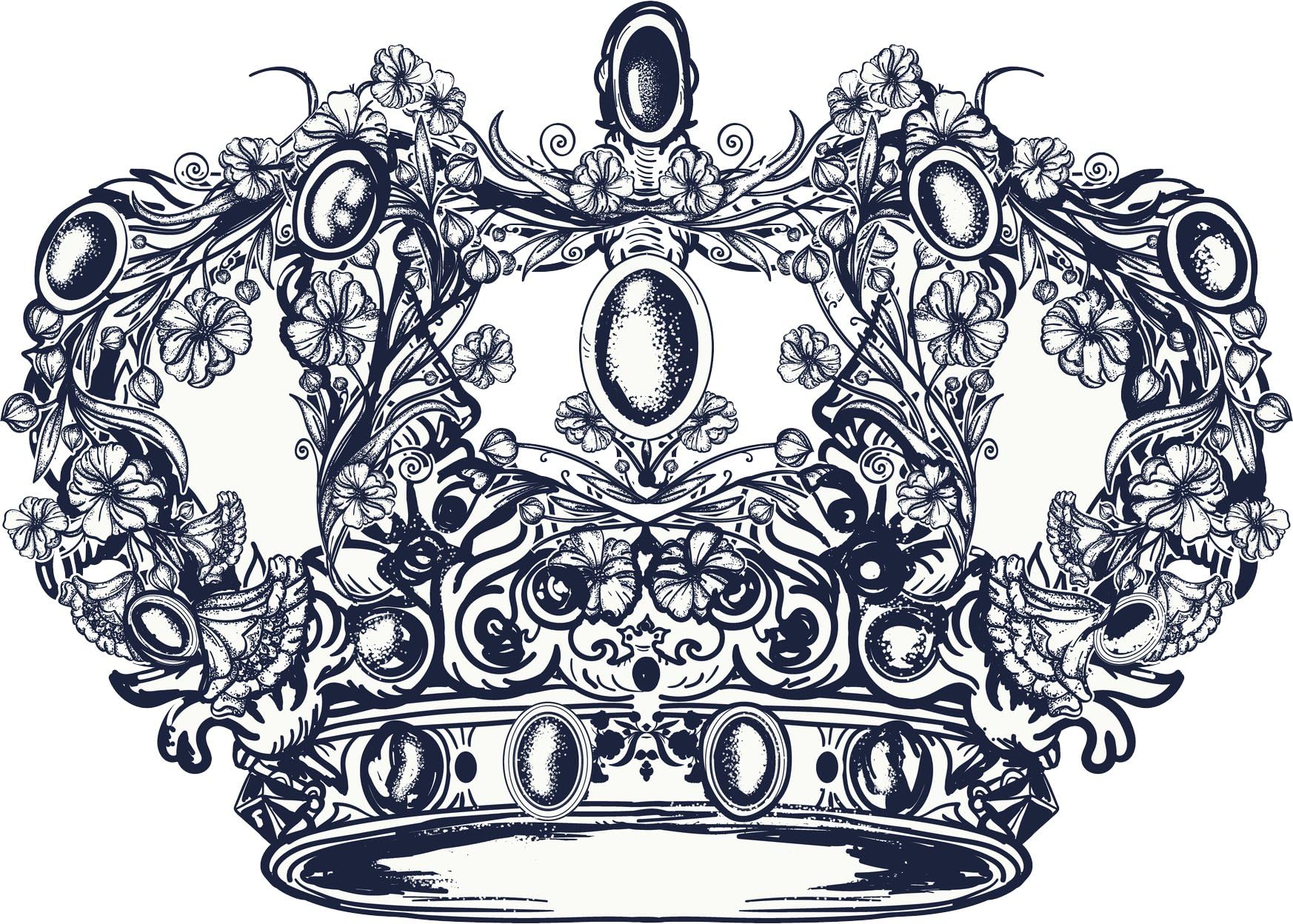 Amazon.com - Queen Crown Decal Vinyl Sticker Auto Car Truck Wall Laptop ...