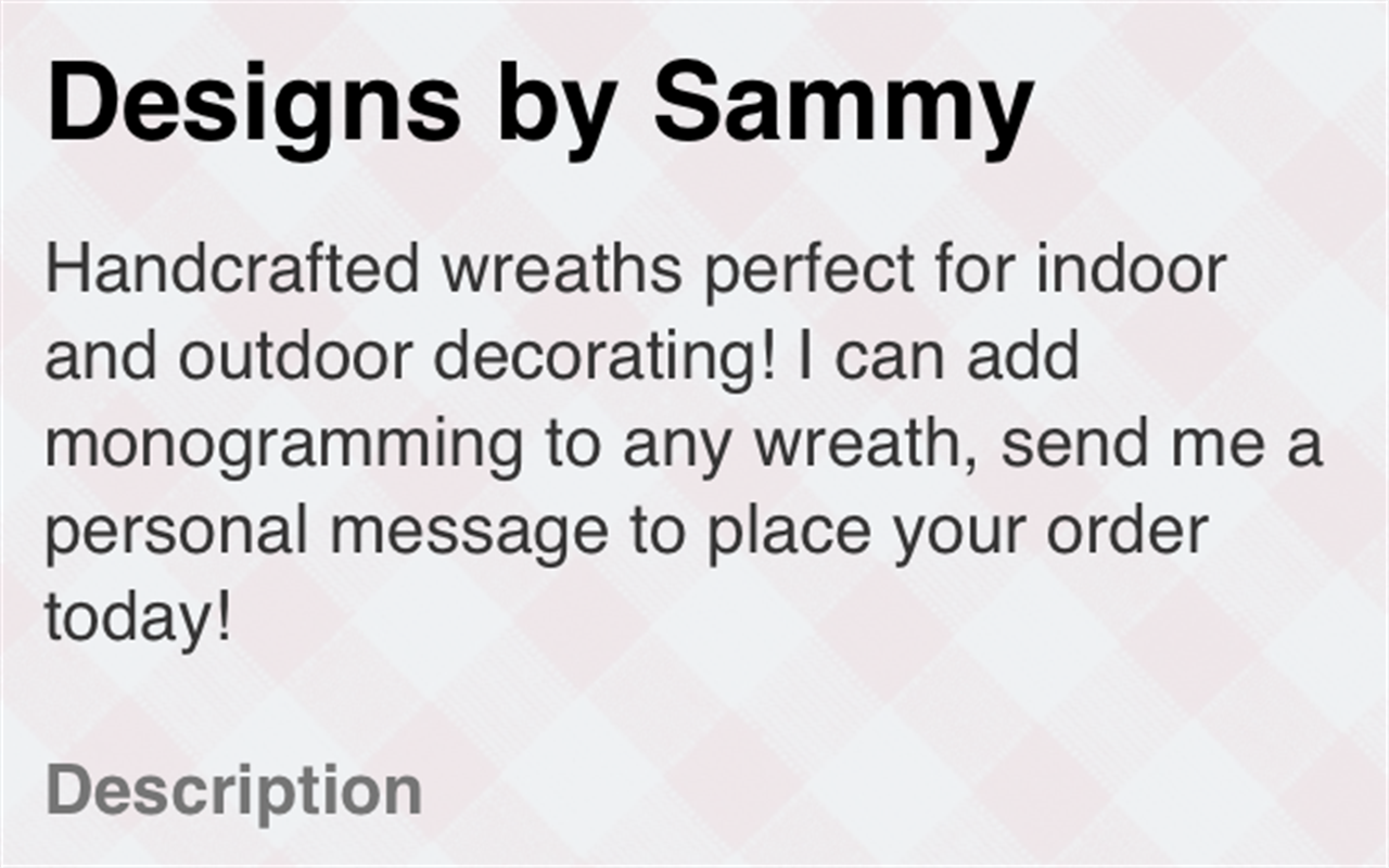 Designs by Sammy - App on Amazon Appstore