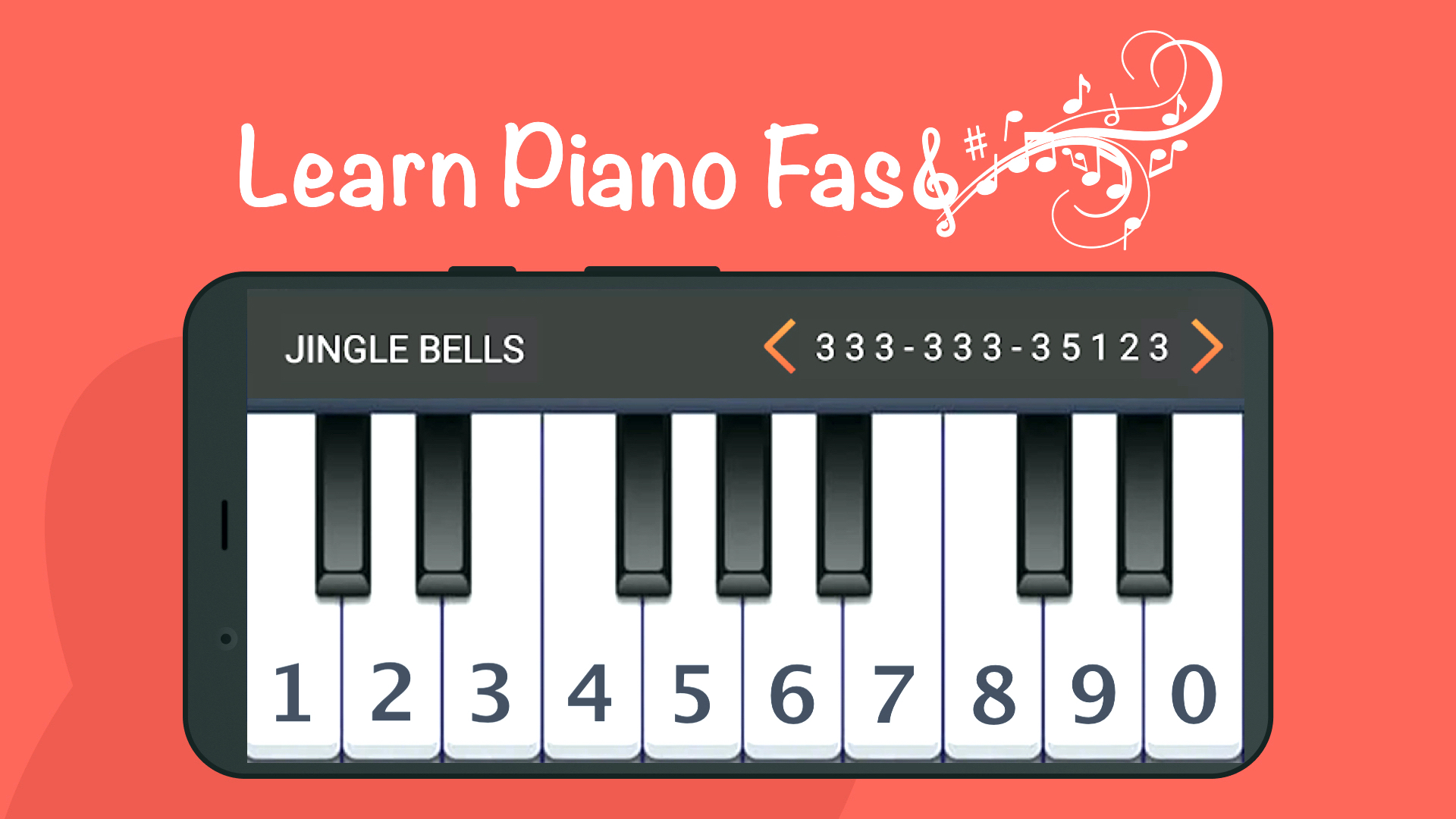 Learn Piano Number Keyboard. Learn Piano faster with numbers - App on ...