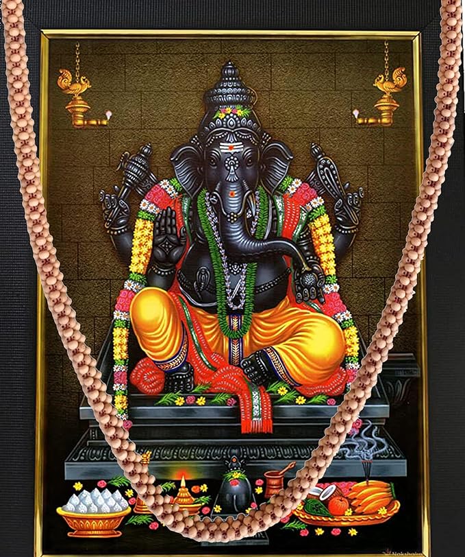 TOP TRENDS® Sandalwood Garland for Photos of Loved Ones [24 inches ...