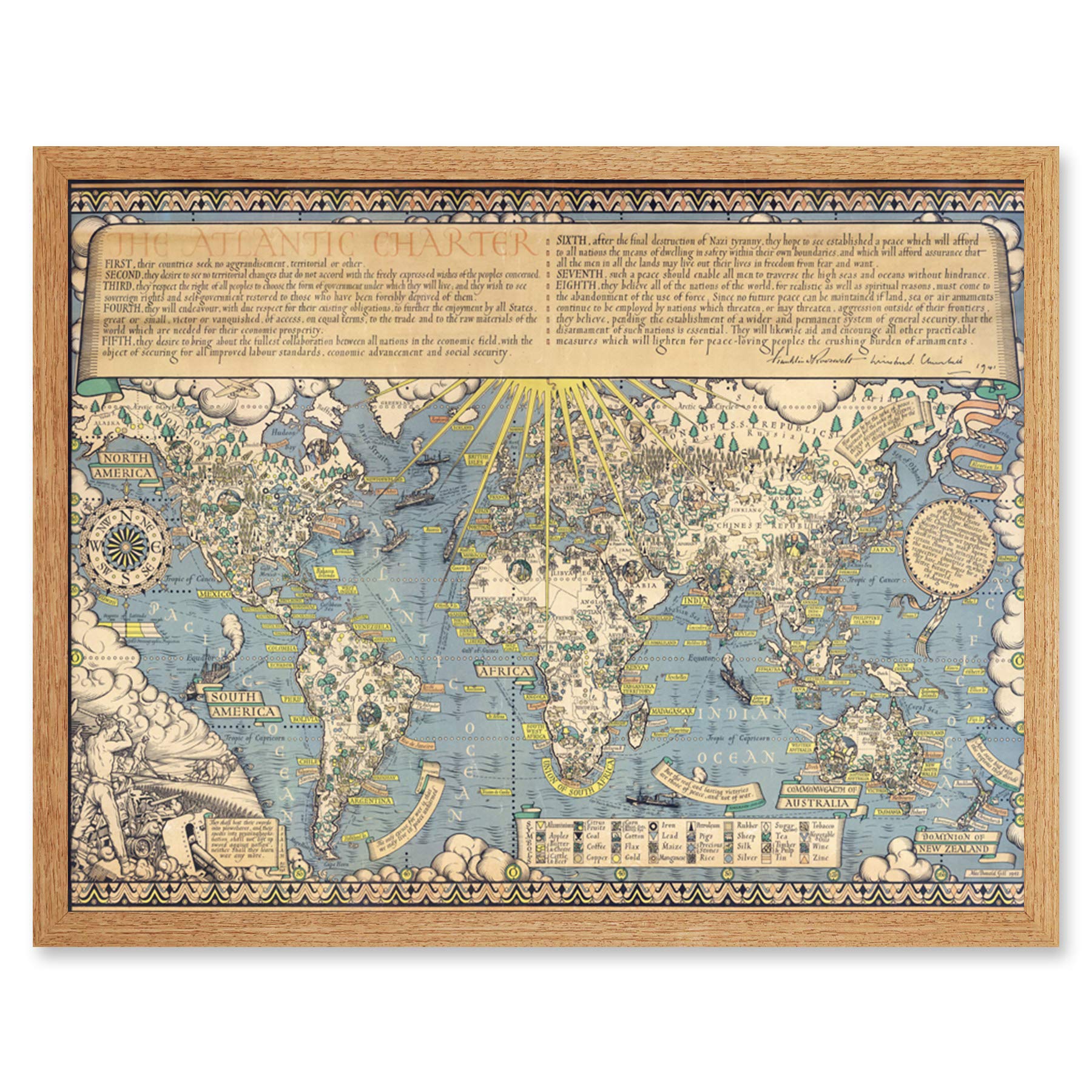 Atlantic Charter Map