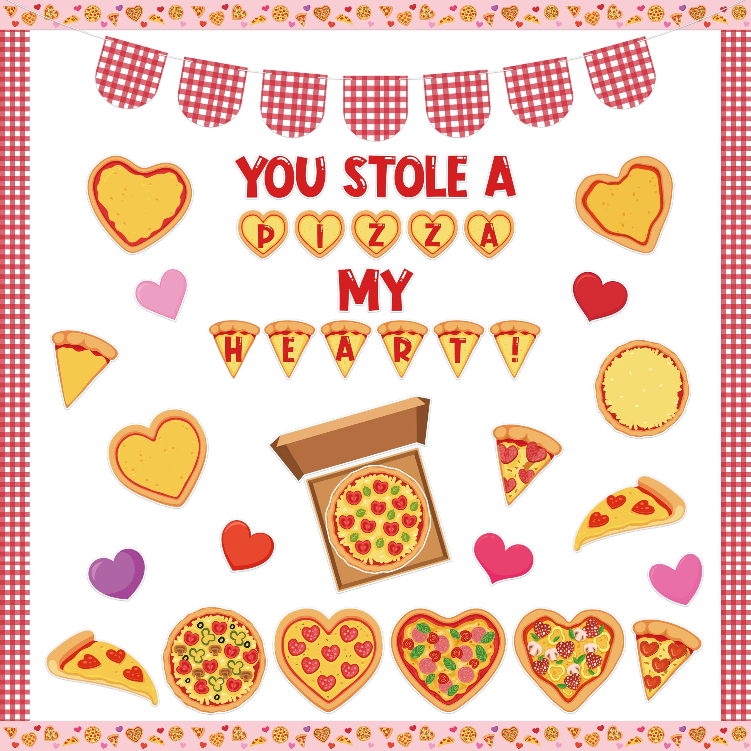 Amazon.com: CPicdn 123Pcs Valentine’s Day Bulletin Board Classroom ...