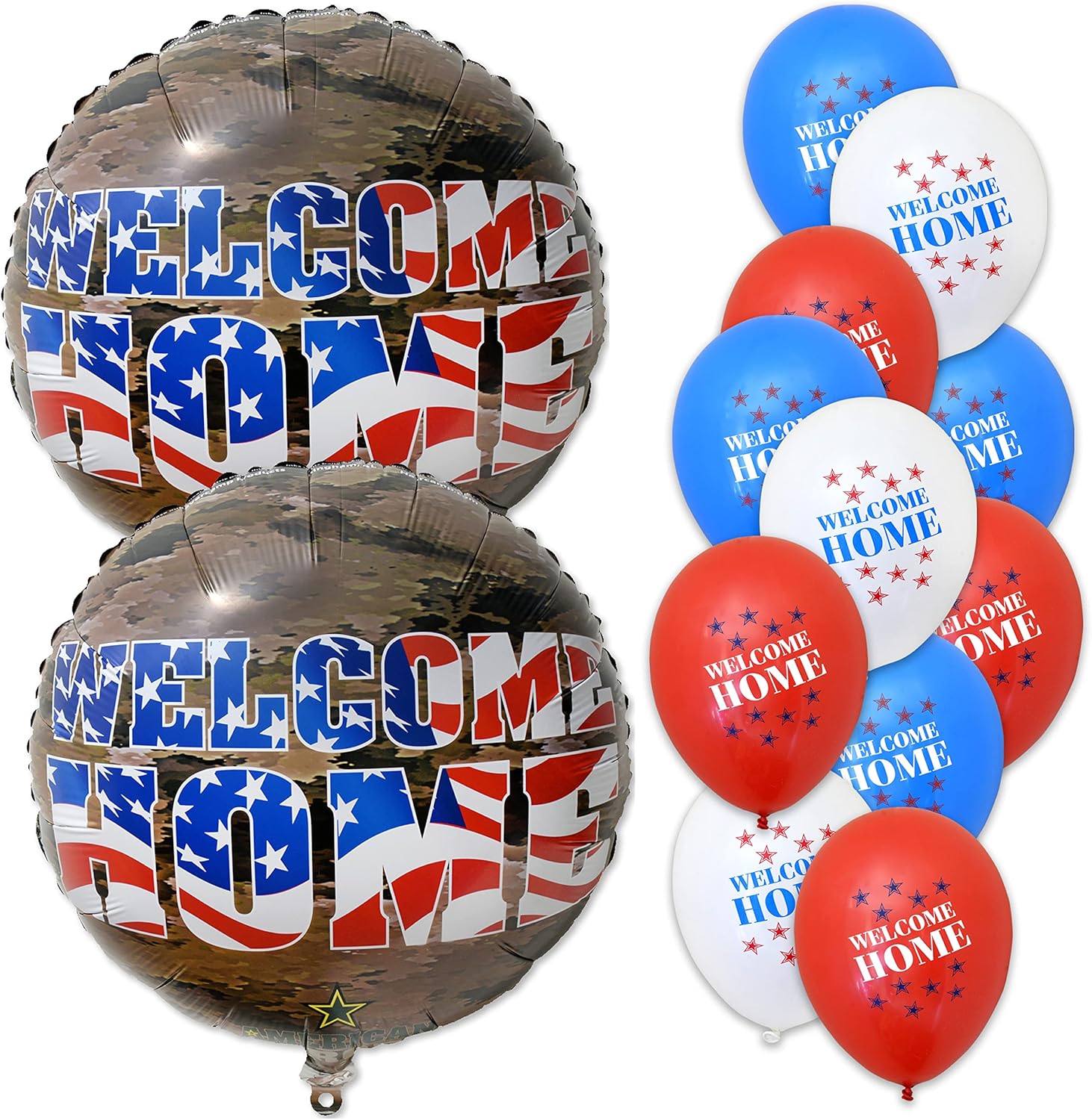 Amazon.com: Patriotic Welcome Home Balloon Bonanza! This Deluxe kit ...