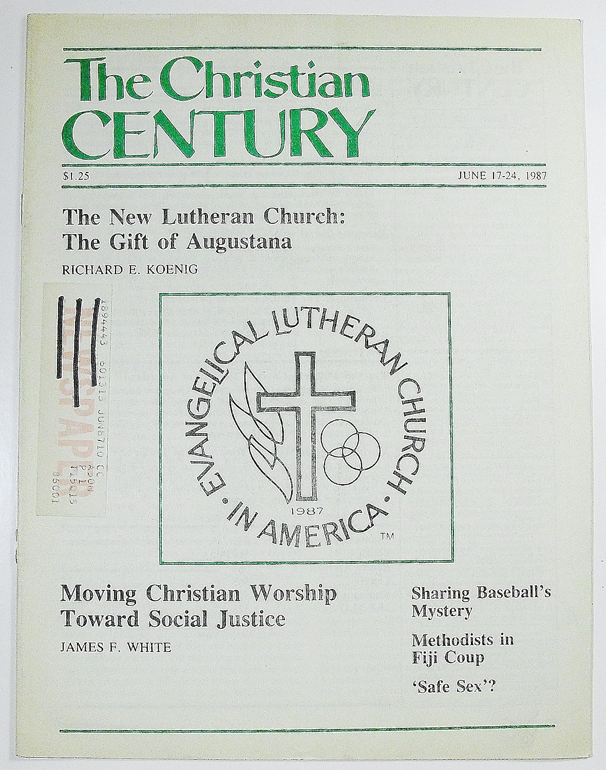 The Christian Century, Volume 104 Number 19, June 17-24, 1987: James M ...