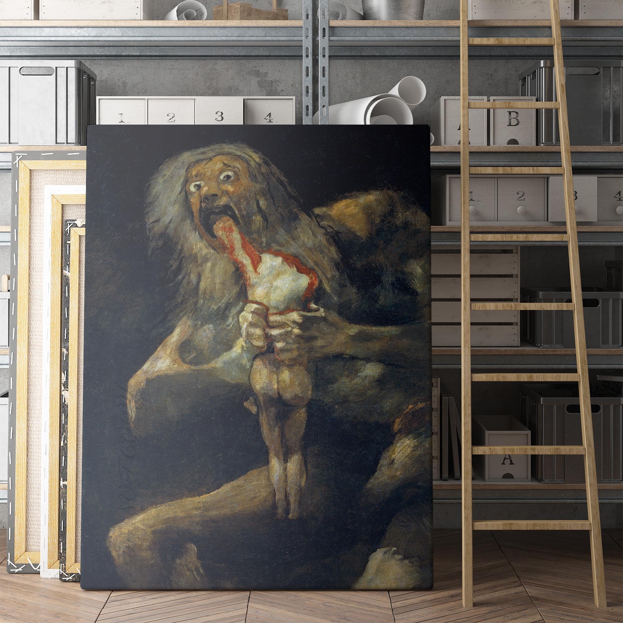 Goya Francisco Saturn Devouring His Sons Artist Painting Saturn