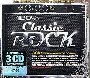 100% Classic Rock 3 Cd Limited Edition: Bachman-Turner Overdrive, Thin ...