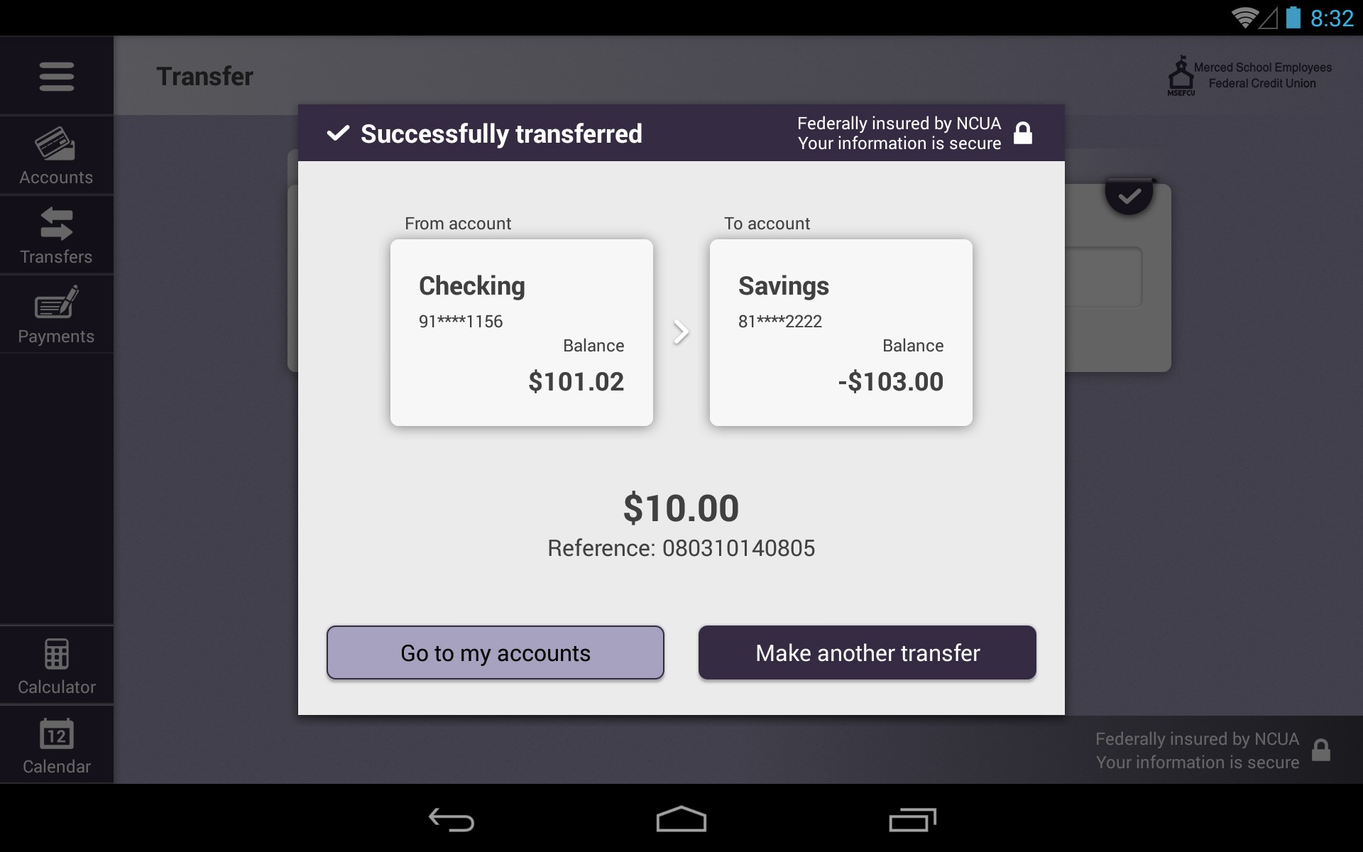 MSEFCU Mobile Money for Tablet - App on Amazon Appstore