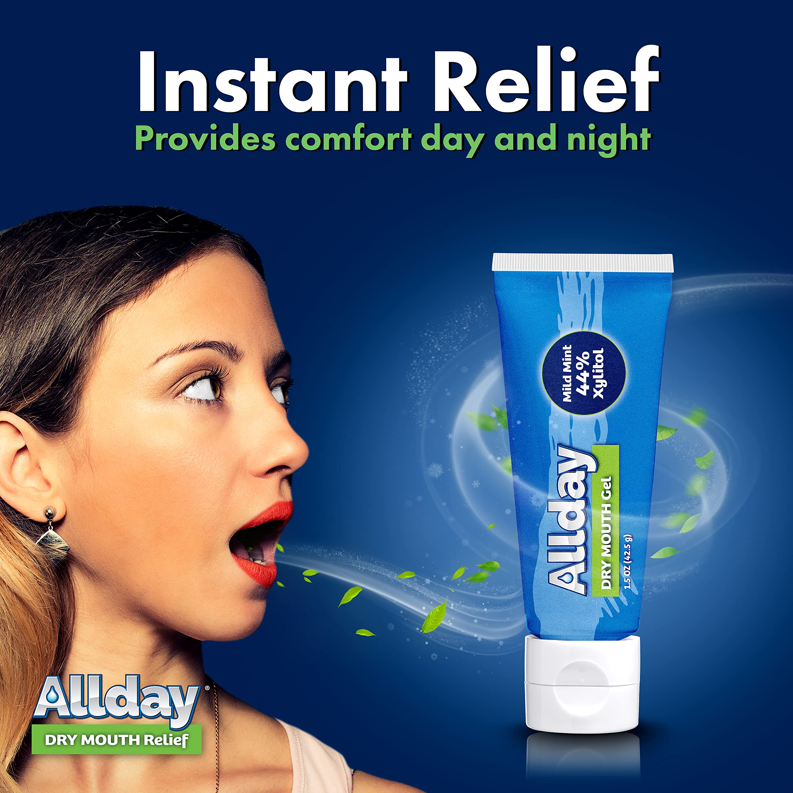 Snapklik.com : Allday Dry Mouth Gel - Maximum Strength Xylitol, Fast ...