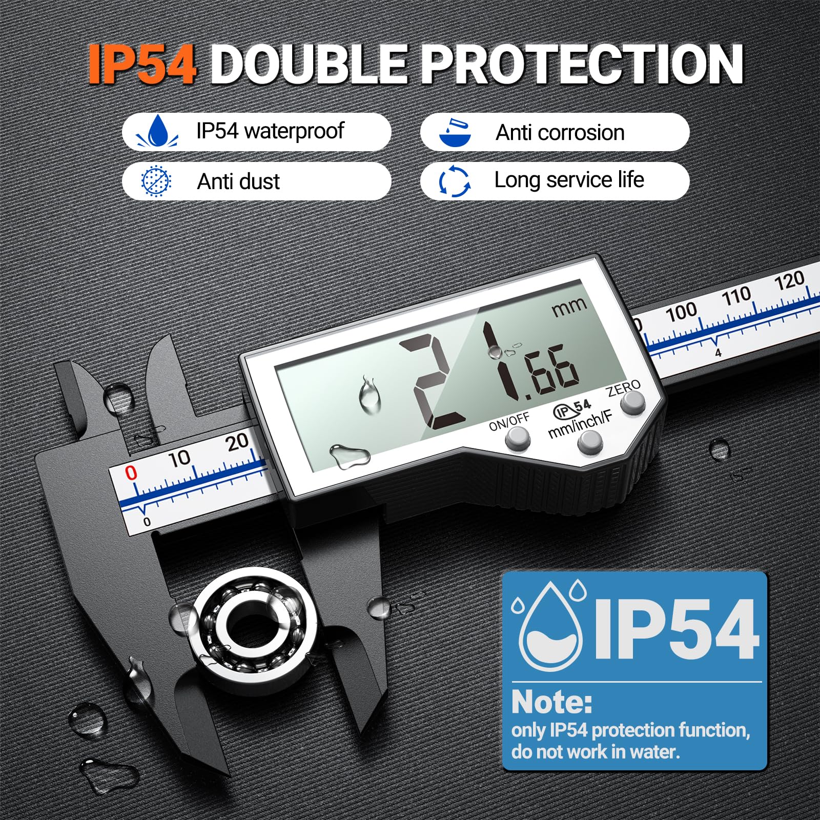 Snapklik.com : Preciva 6 Inch Digital Caliper, High Precision Measuring ...