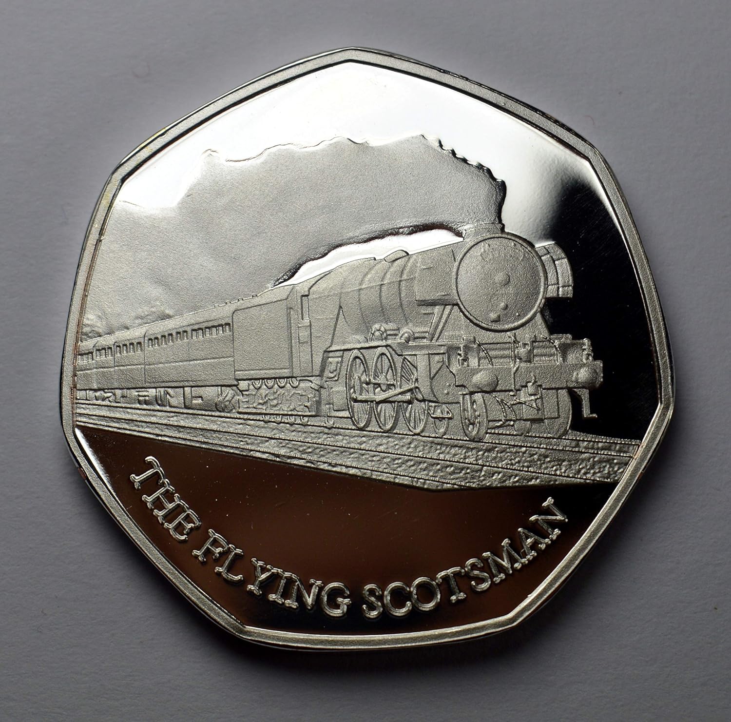 The Commemorative Coin Company THE FLYING SCOTSMAN Silver Commemorative ...