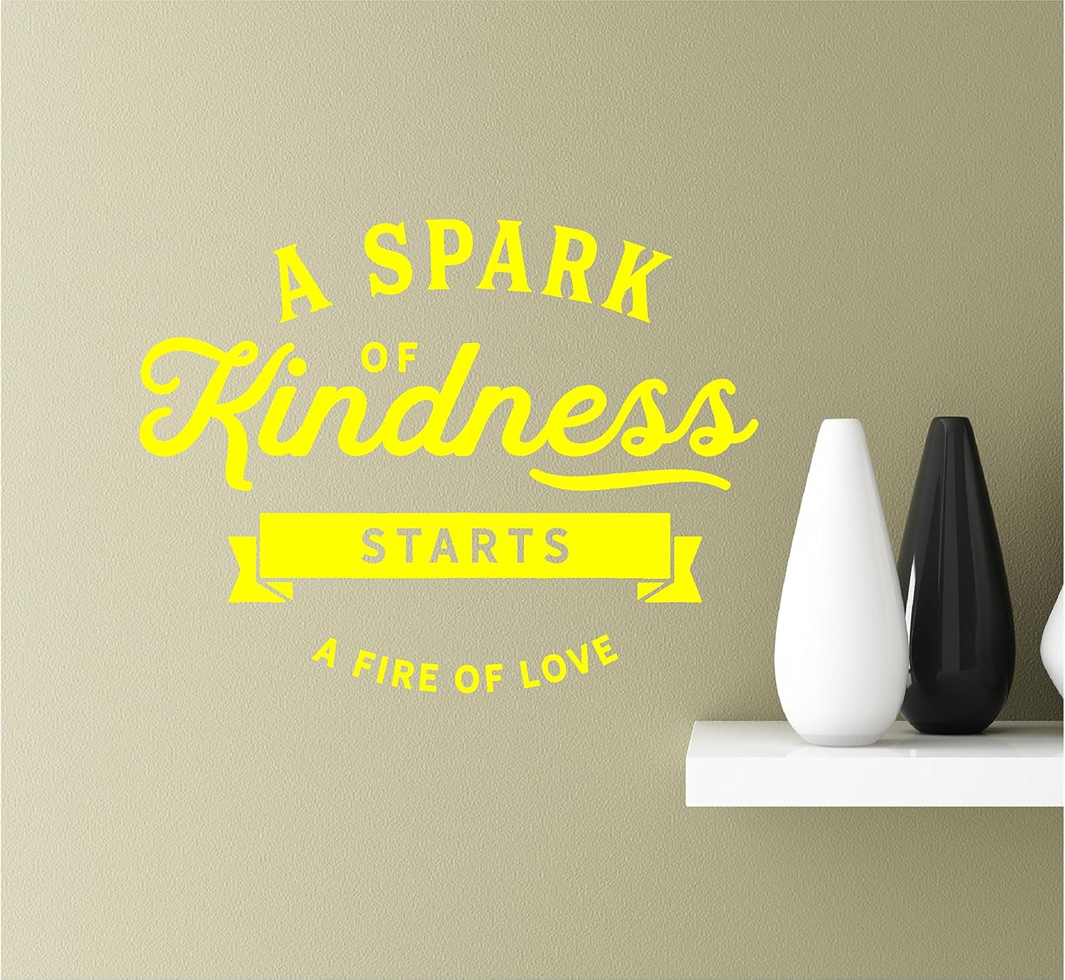 Amazon.com: A Spark of Kindness Starts a fire of Love 22x16.8 inches ...