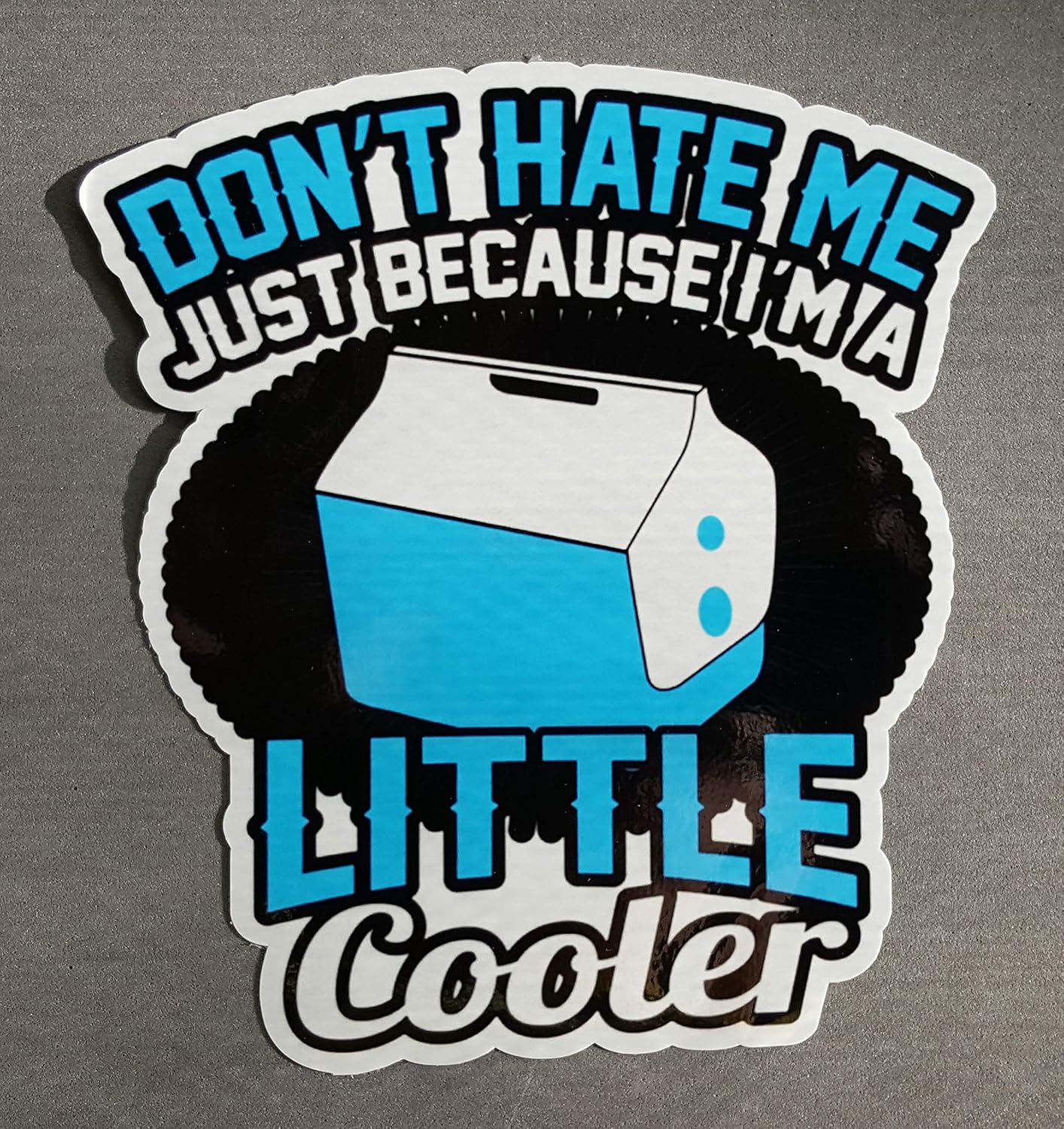 Amazon.com: 4" x 3.5" Little Cooler Vinyl Decal Sticker : Sports & Outdoors