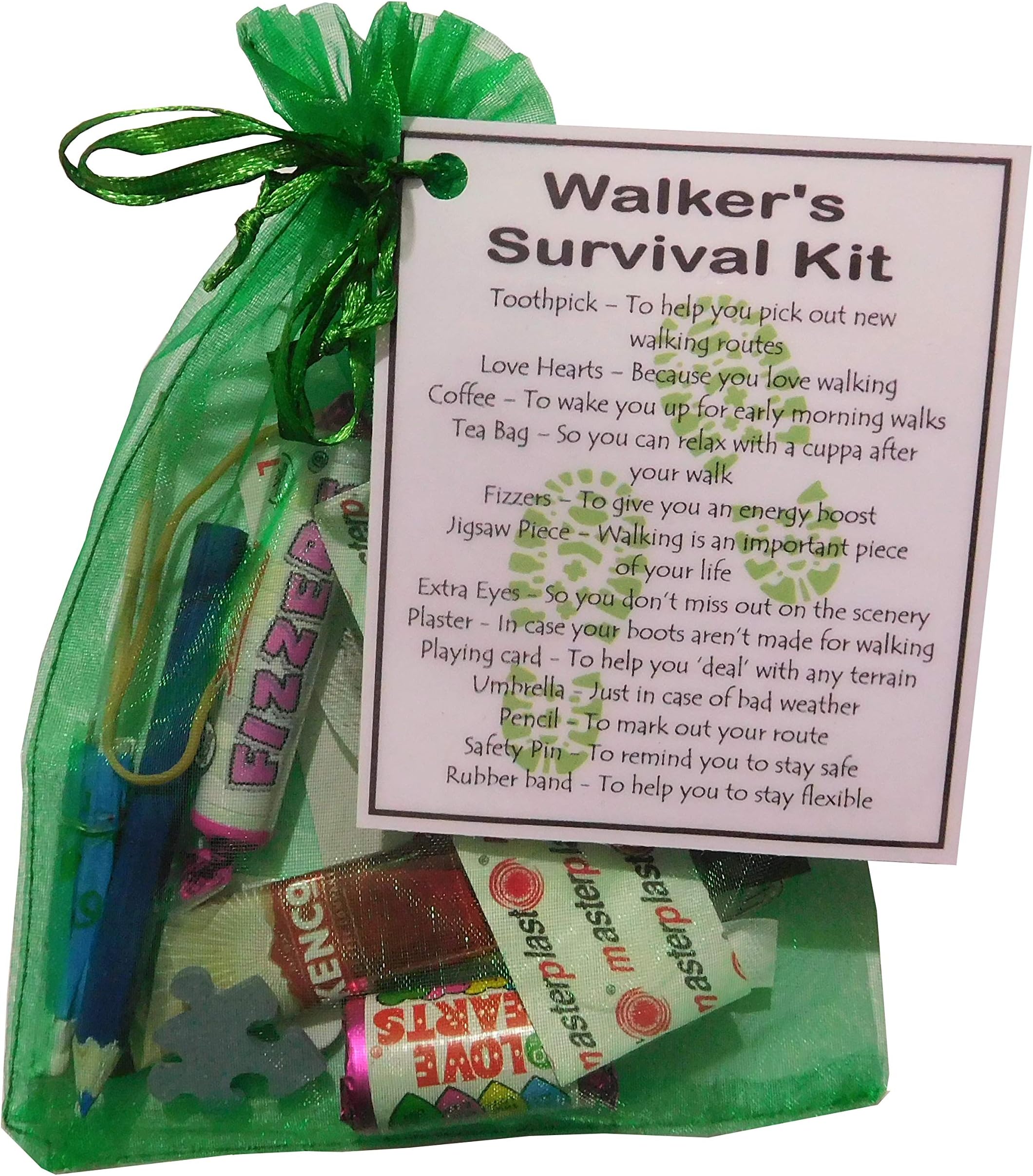 Walker's Survival Kit Gift (Small Novelty gift) - walking gifts, for ...