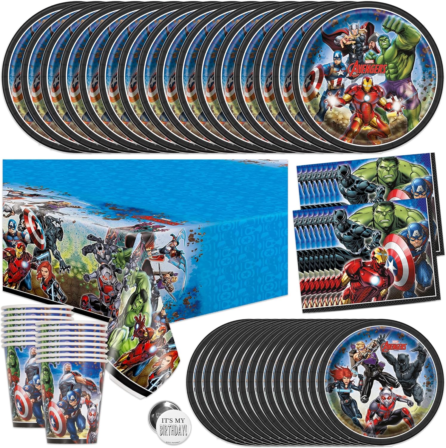 Amazon.com: Marvel Avengers Party Supplies and Decorations for ...