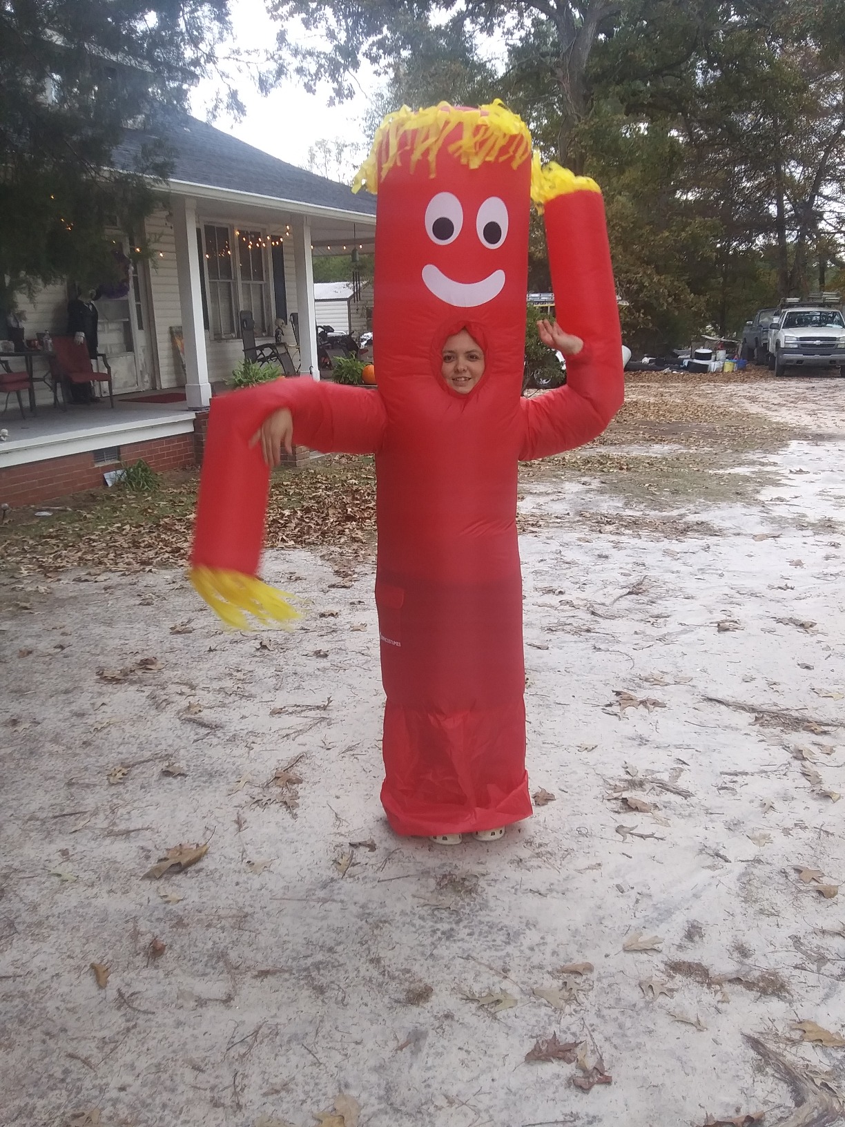 $8/mo - Finance Morph Giant Inflatable Red Wacky Wavy Arm Guy Halloween ...