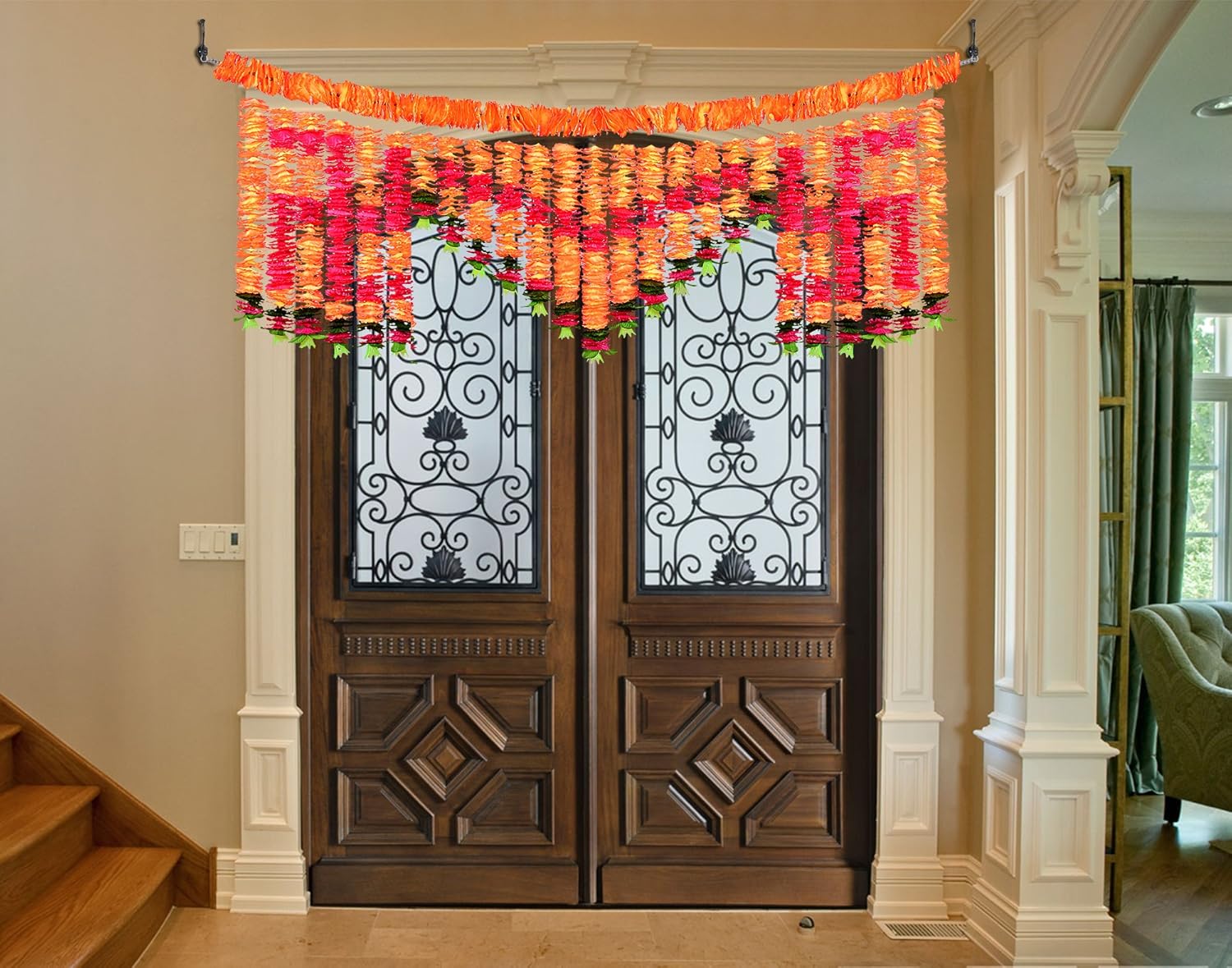 Jaipuri haat Main Door 6 Ft Swastik Toran Bandarwal for Home Décor ...