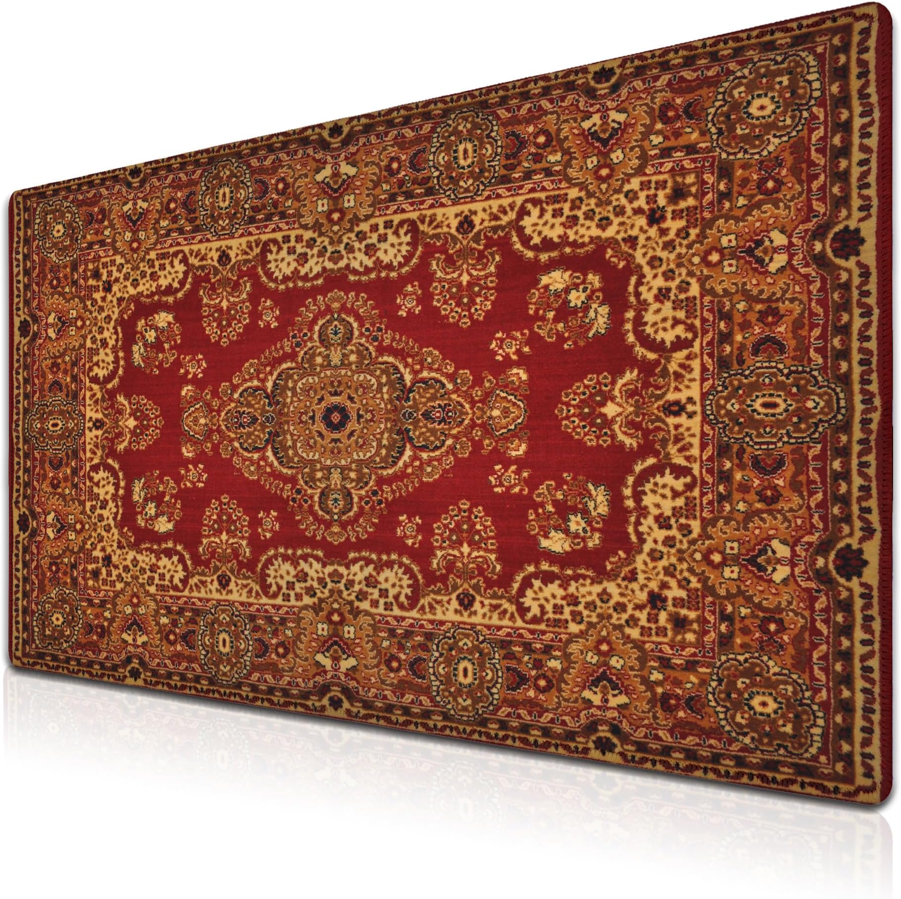 Amazon.com: Infusion Oriental Rug Fringe-Trim Mouse Pad – Pink & Blue ...