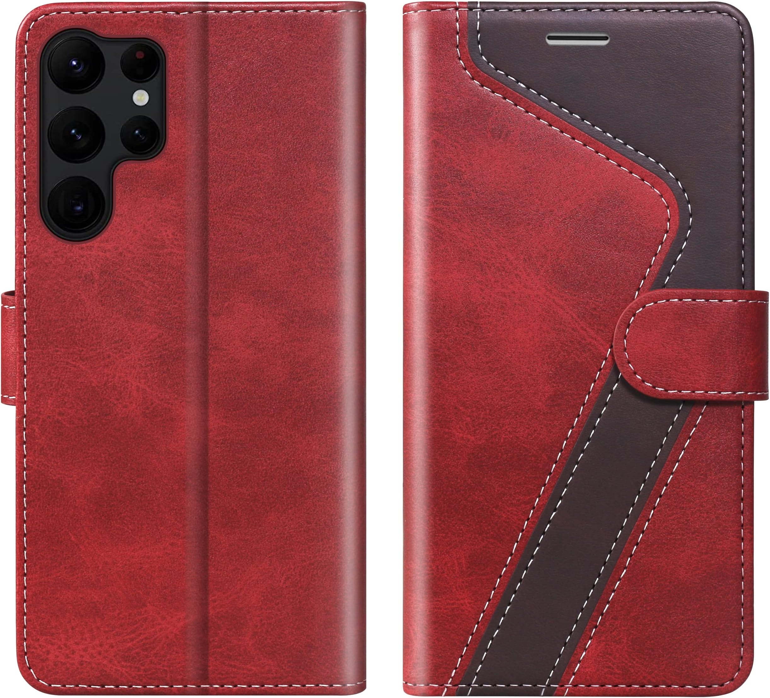 Amazon.com: CIVICASEA for Samsung Galaxy s23 Ultra Wallet Case, Flip ...