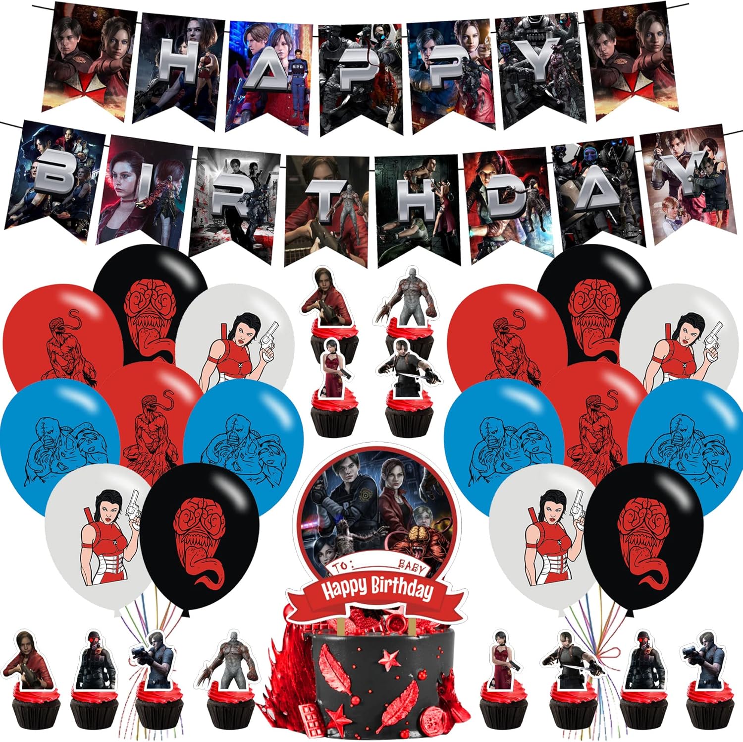 The Resident Evil Party Decorations Birthday Party Supplies For the-resident-evil-party-decorations-birthday-party-supplies-for