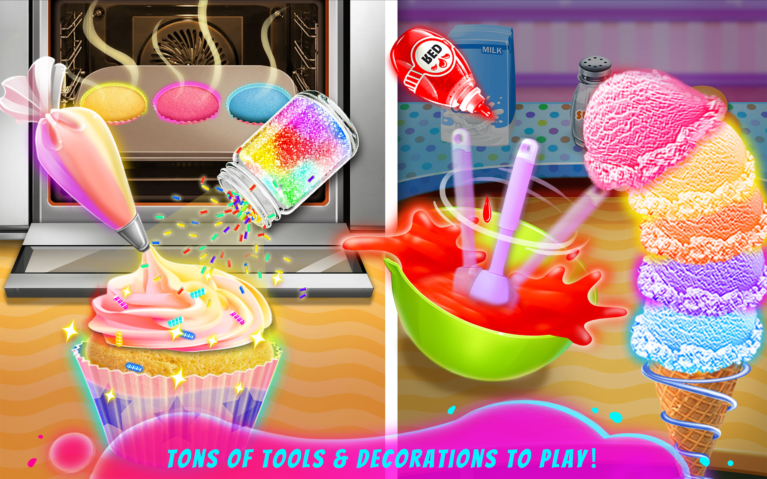 Neon Desserts Maker! - App on Amazon Appstore