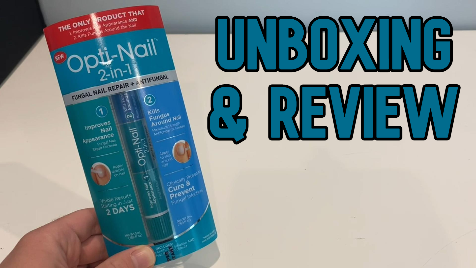 Watch Unboxing & Review Of Opti-Nail 2-in-1 Fungal Nail Repair on ...