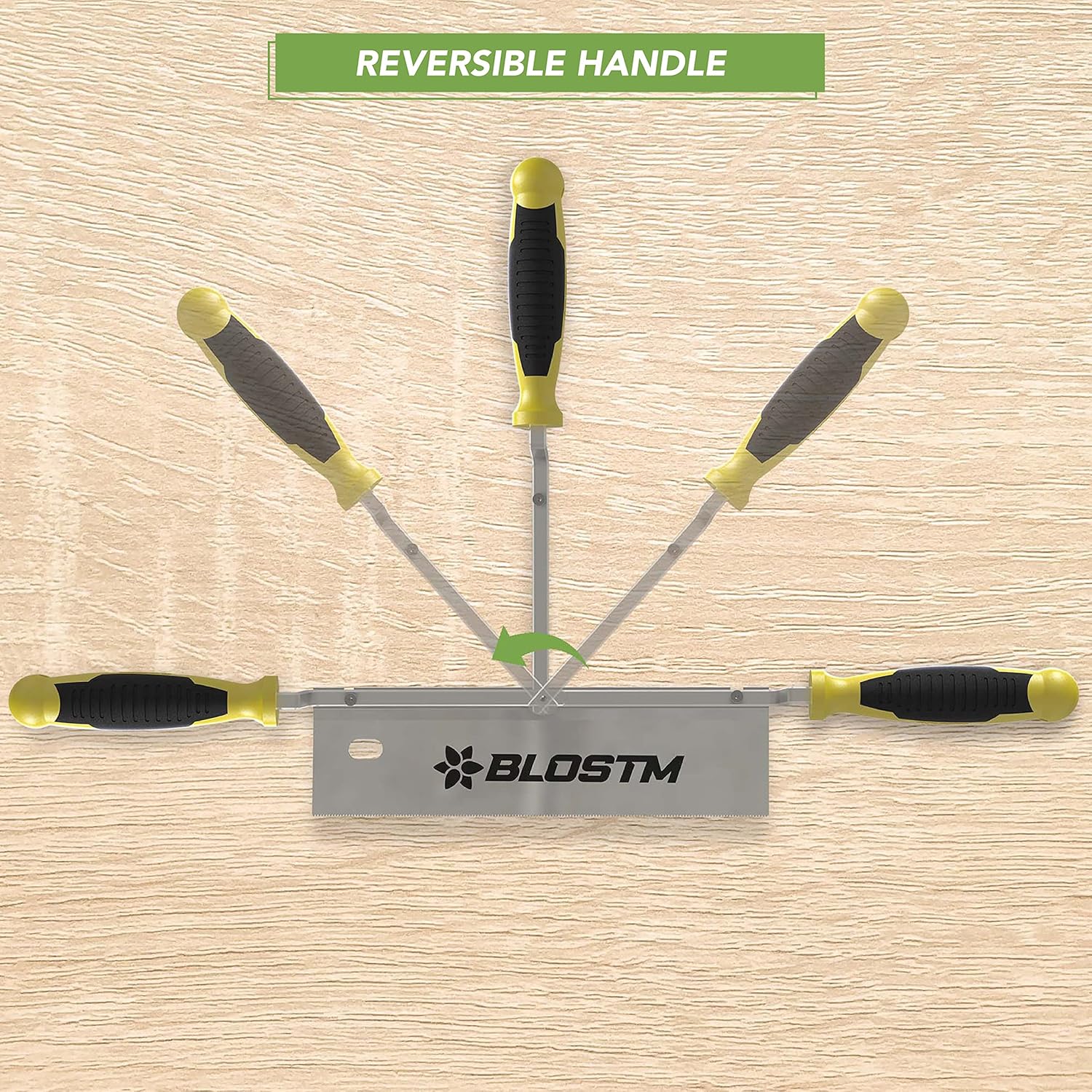 BLOSTM Fine Tooth Saw 250mm – Flush Cut Saw with Reversible Handle ...