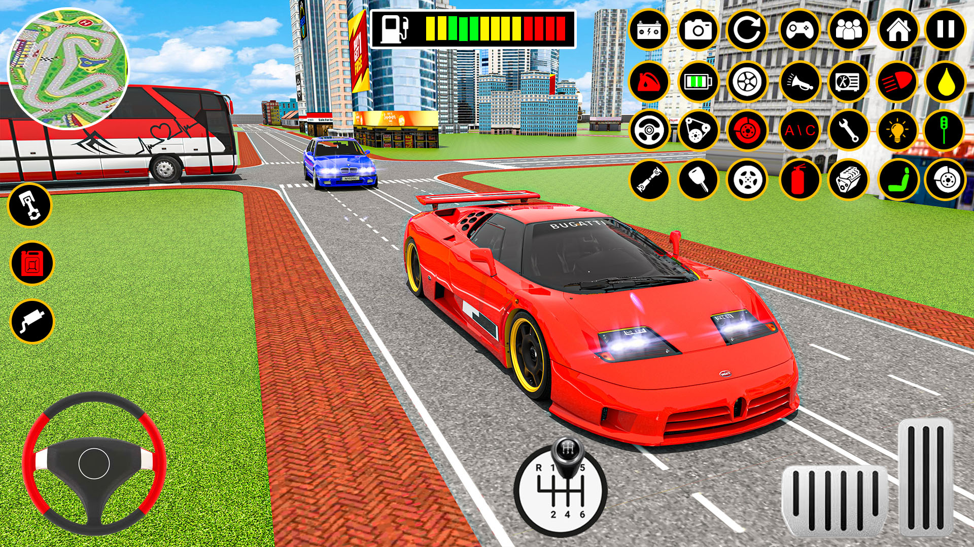 Traffic Car Racing Car Simulation: Traffic Car Racer with City Car ...