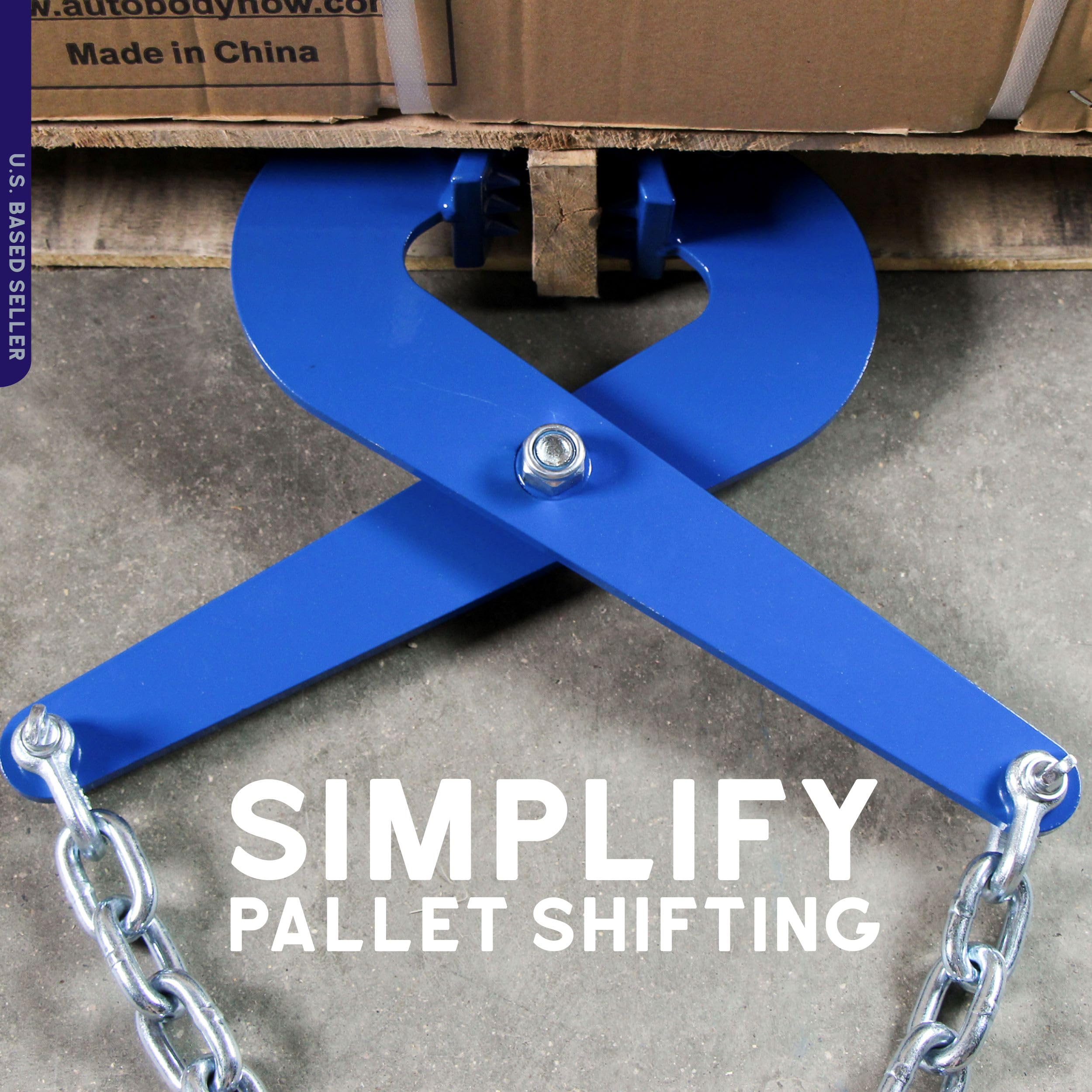 Snapklik.com : BISupply Pallet Puller Clamp - 5000 Pound Capacity 7 ...