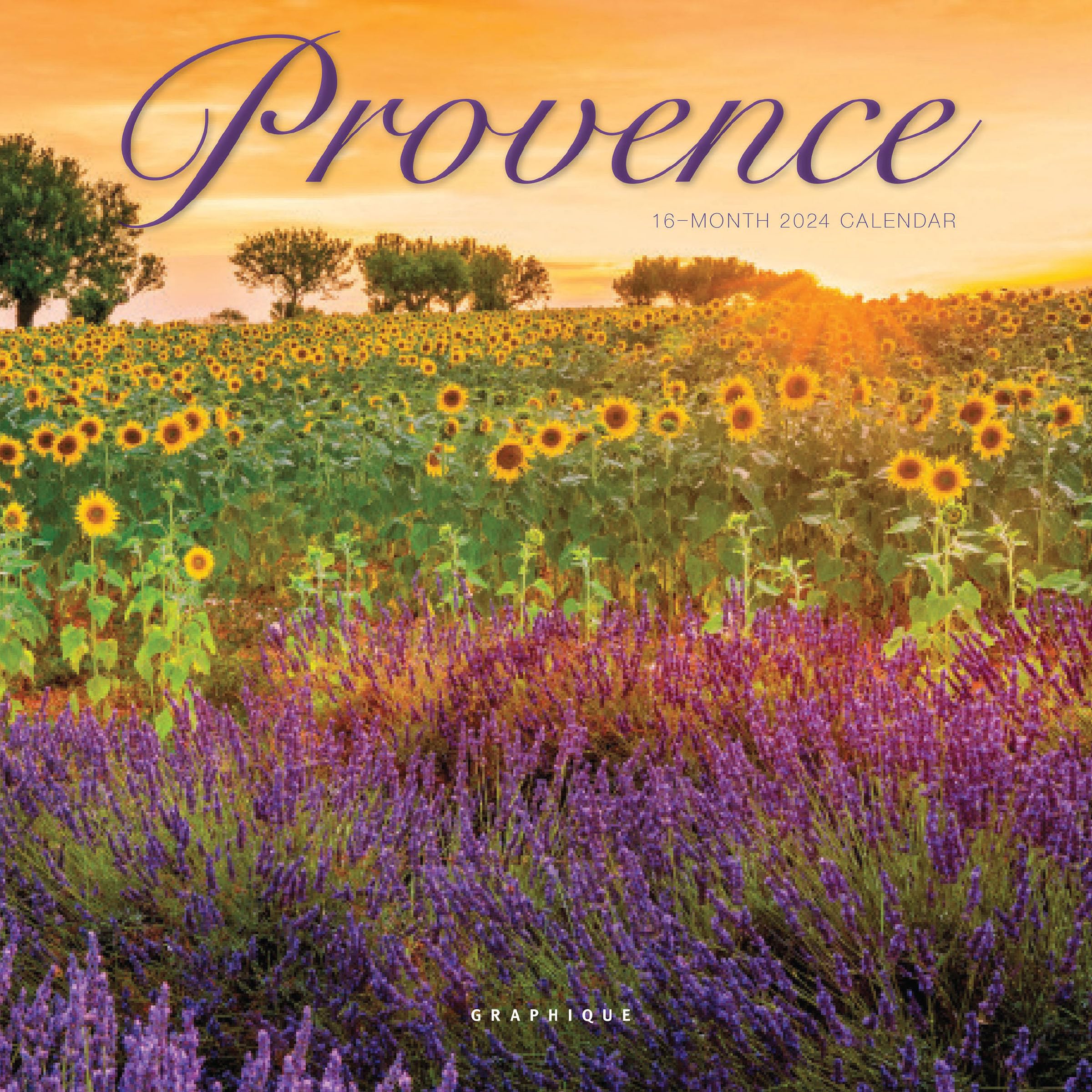 Amazon.com: Graphique 2025 Provence Mini Wall Calendar | 7” x 7 ...