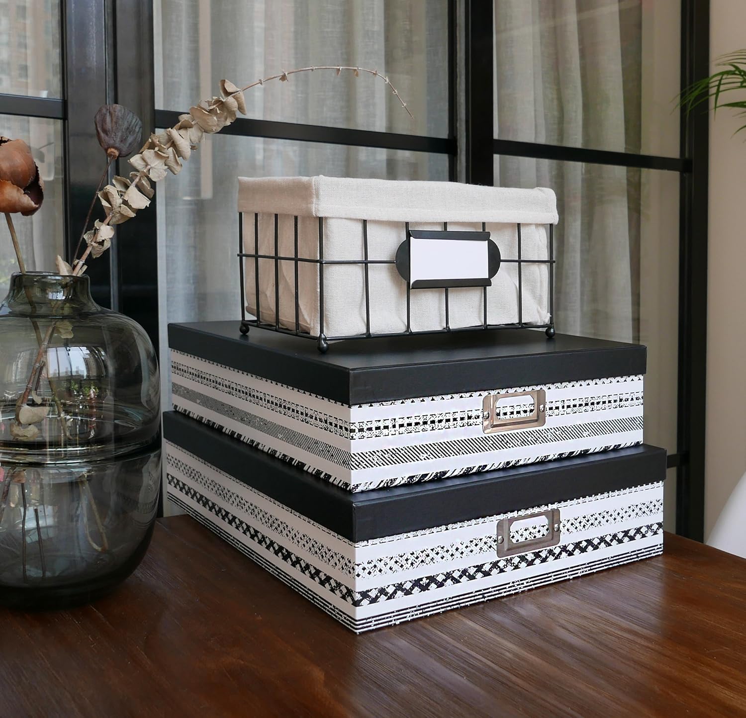 Office & School Supplies SLPR Decorative Storage Cardboard Boxes with ...