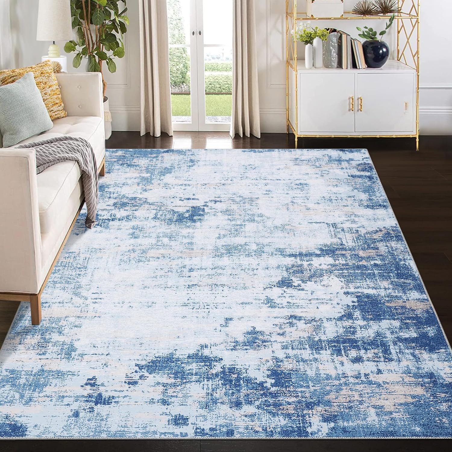 Amazon.com: Takywep Abstract Area Rugs 4x6 Rug Washable Carpet for ...