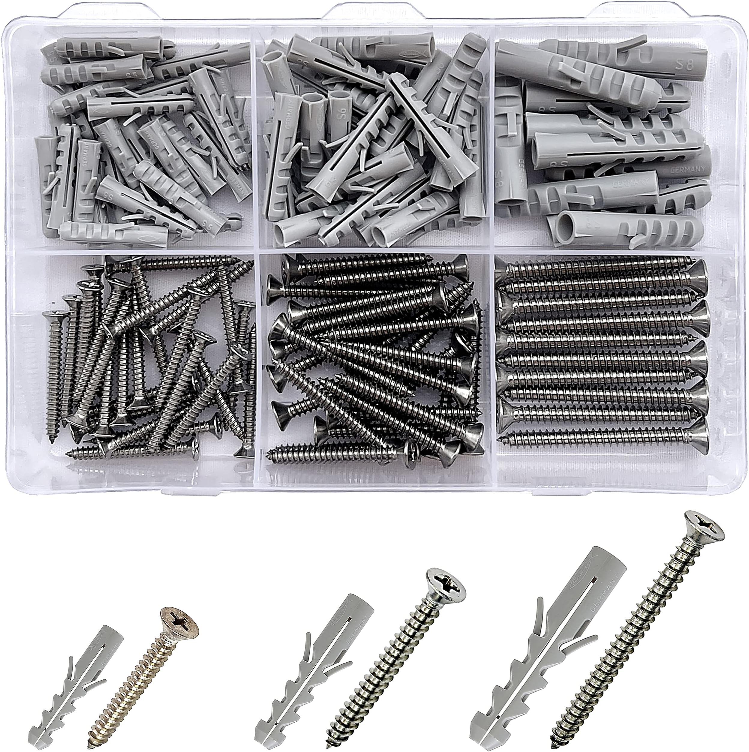 Jaset Innovations Nylon Dry Wall Rawl Plugs/Gitti, Stainless Steel ...